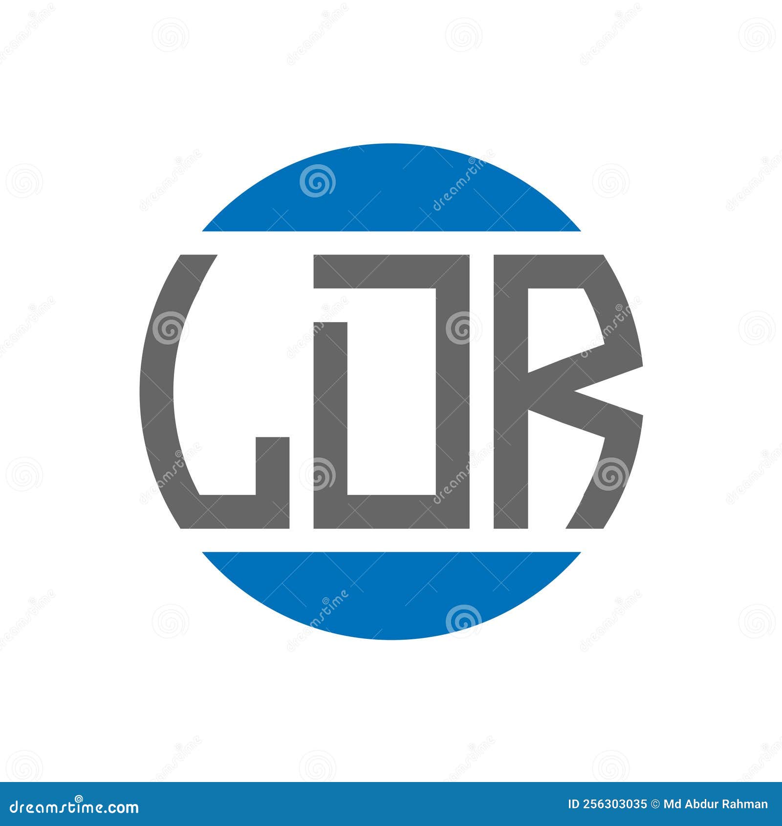 LDR Letter Logo Design on White Background. LDR Creative Initials ...