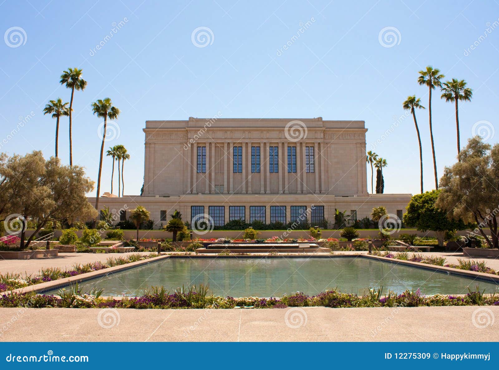 LDS Mesa Arizona Temple stock image. Image of christianity - 12275309