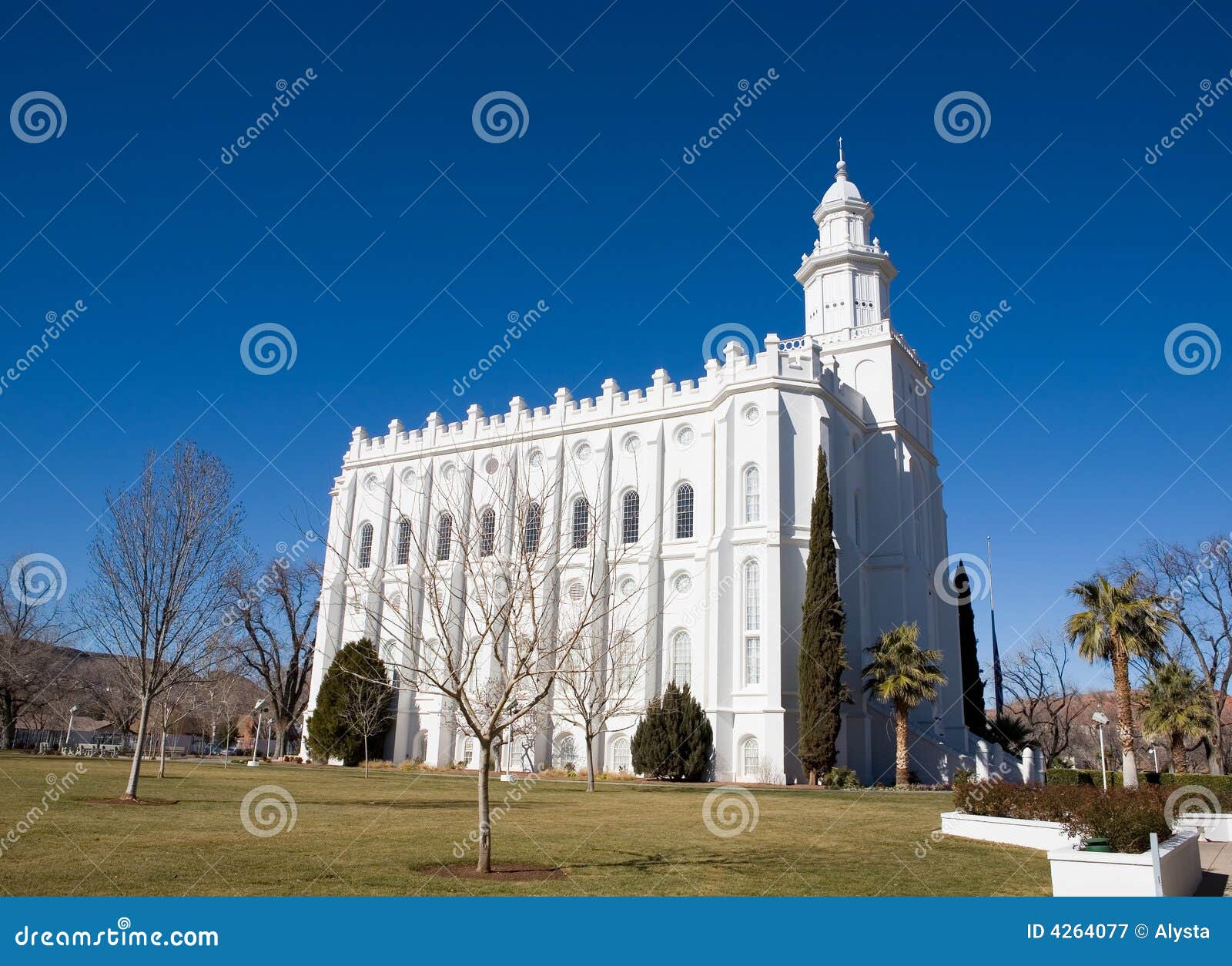 LDS St George Temple stock image. Image of sacred, george - 4264077