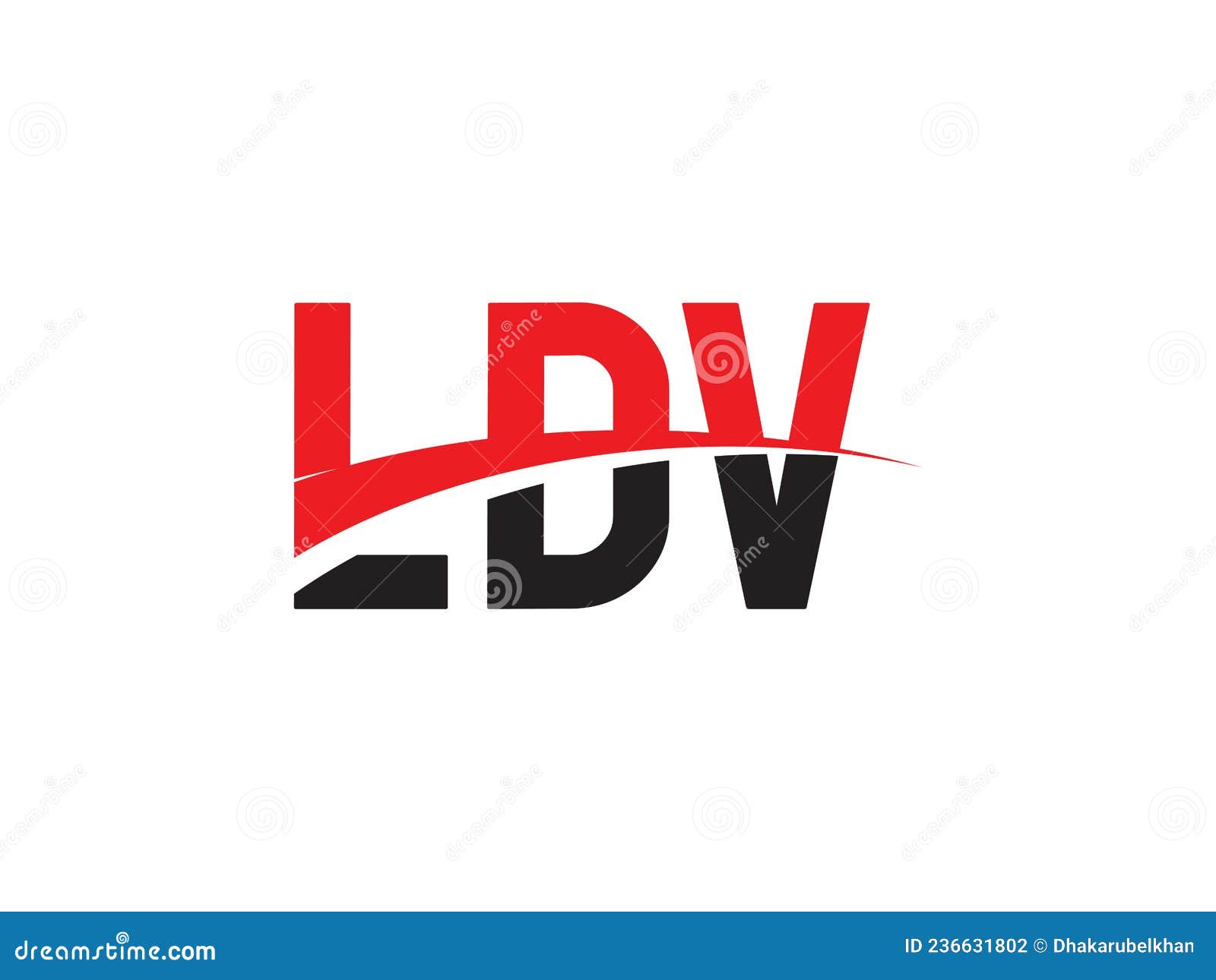LDV Letter Initial Logo Design Stock Vector - Illustration of logo ...