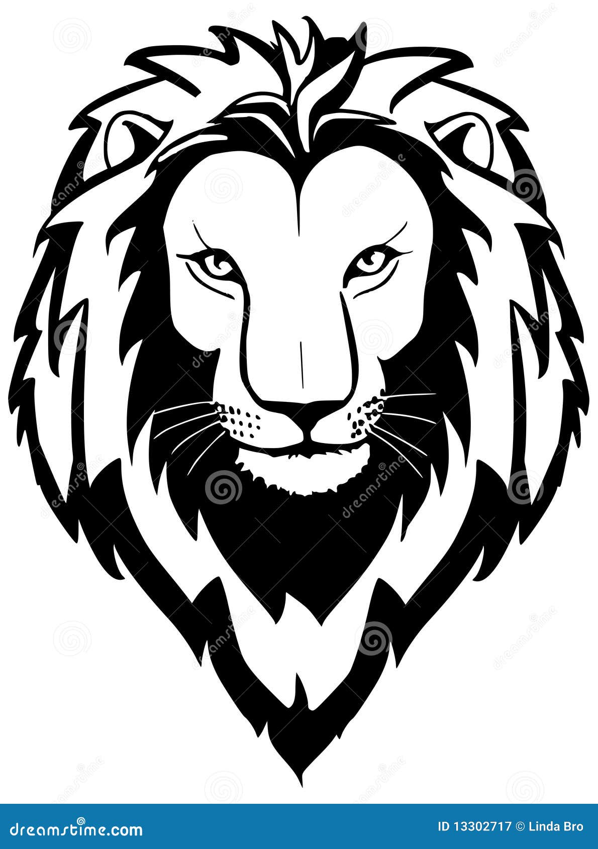 León ilustración del vector. Ilustración de orgulloso - 13302717