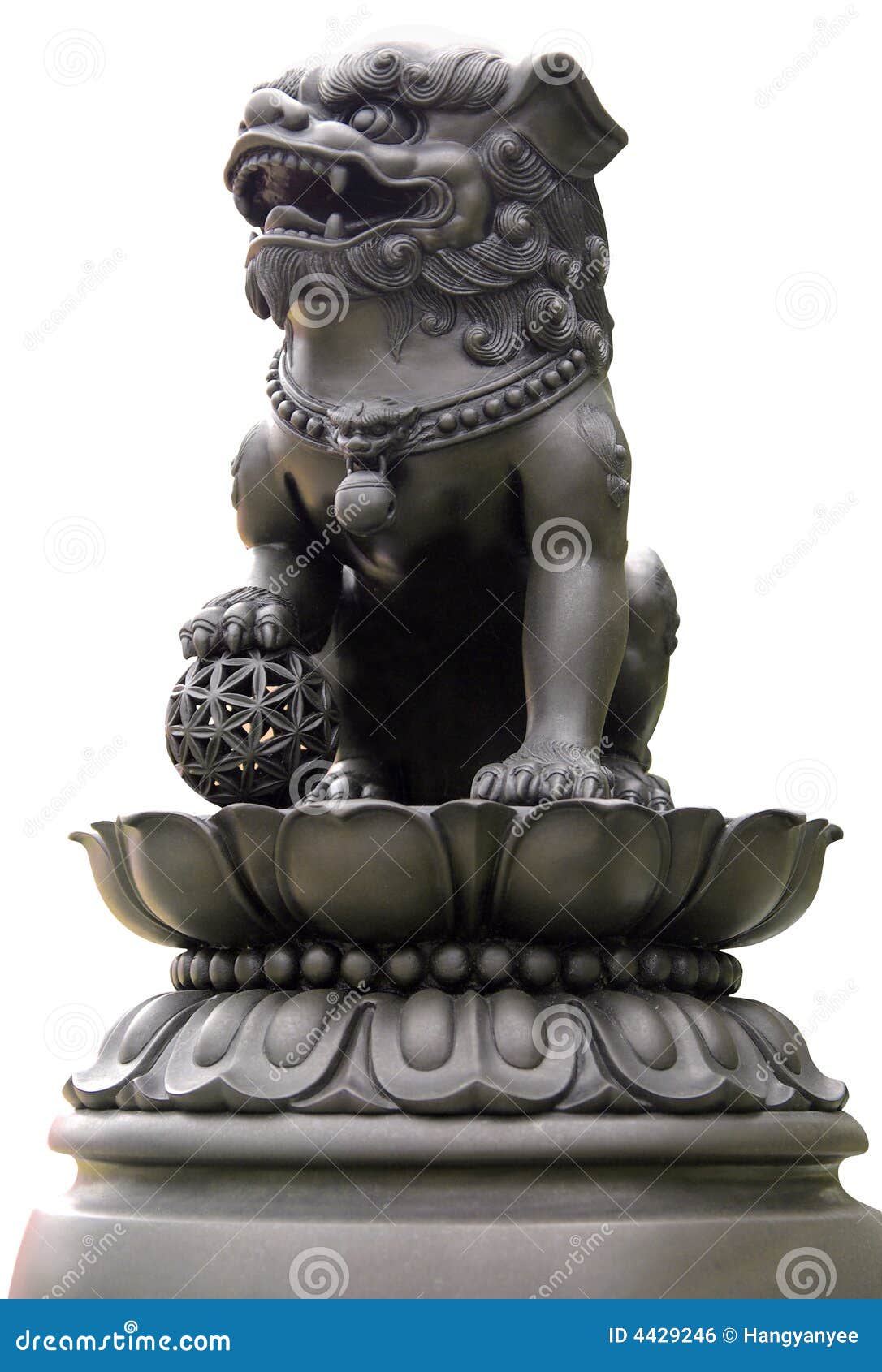 León chino foto de archivo. Imagen de protector, guarda - 4429246