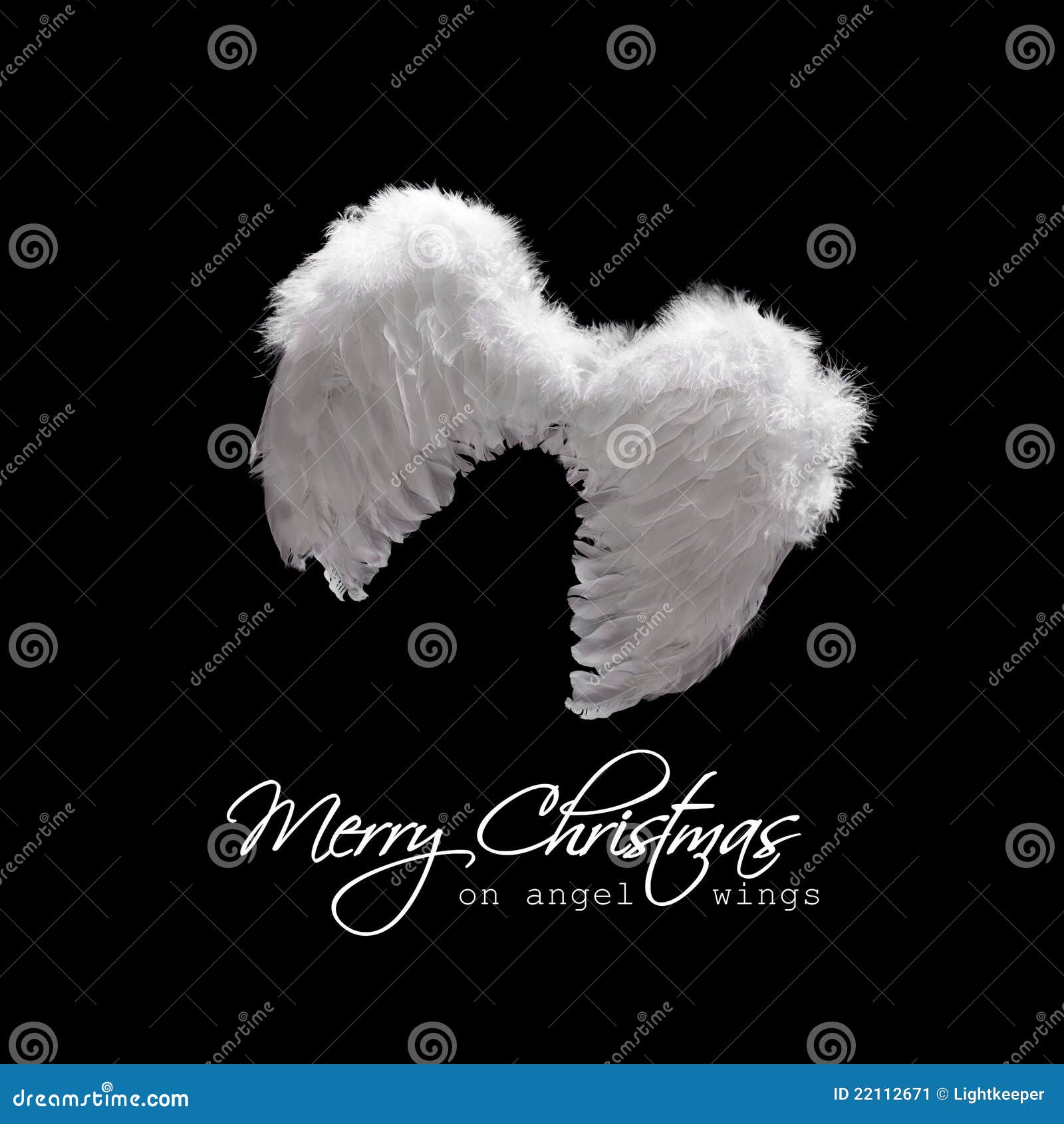 Le Ali Di Angelo Si Sono Illuminate Da Sopra Immagine Stock - Immagine ...