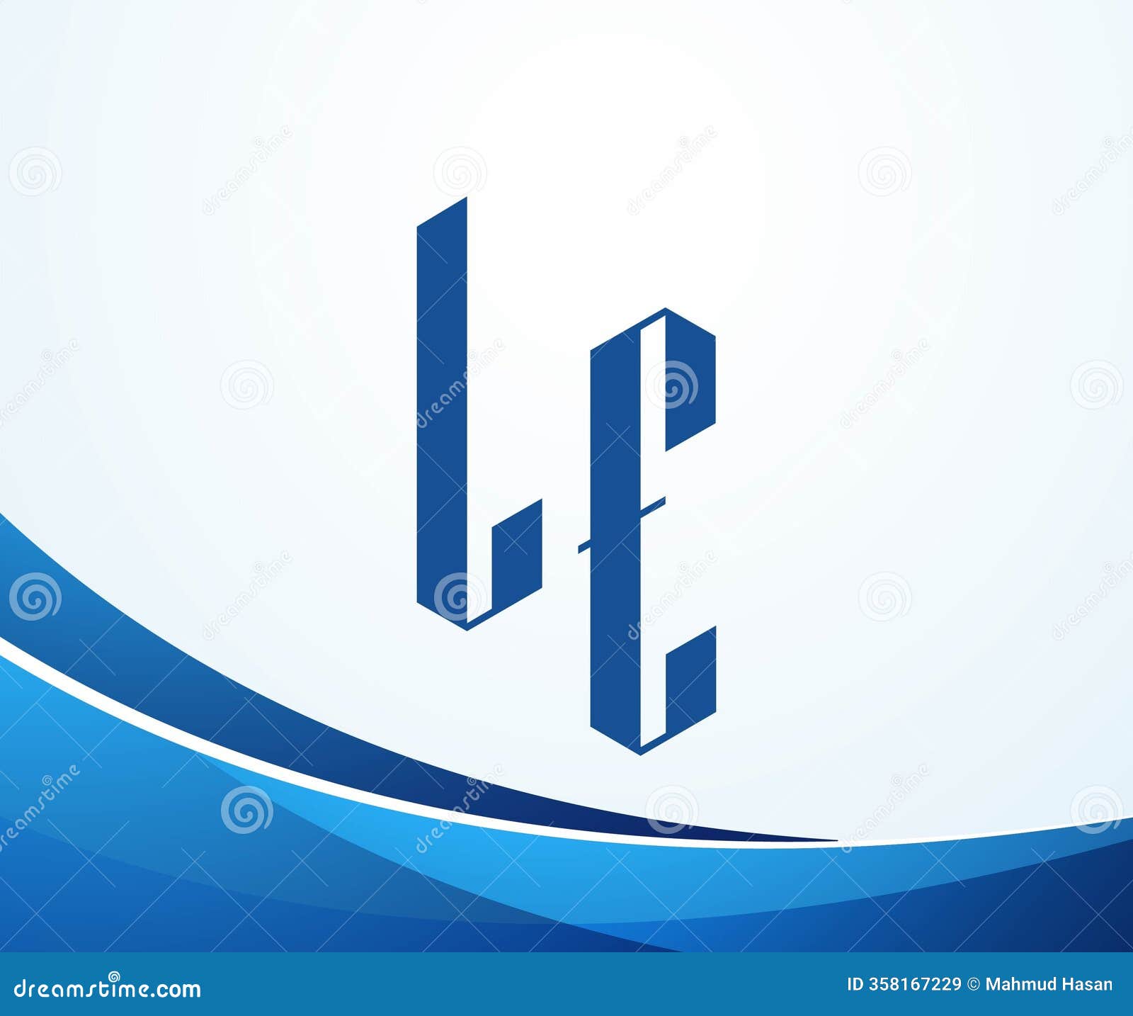 LE Alphabet Letter Logo Design Template Elements Stock Vector ...