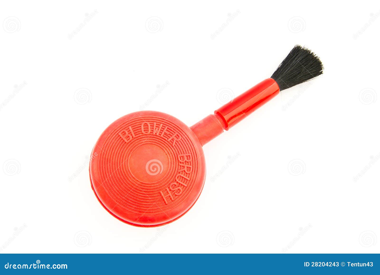 Le Balai Rouge De Ventilateur Image stock - Image du nettoyeur ...