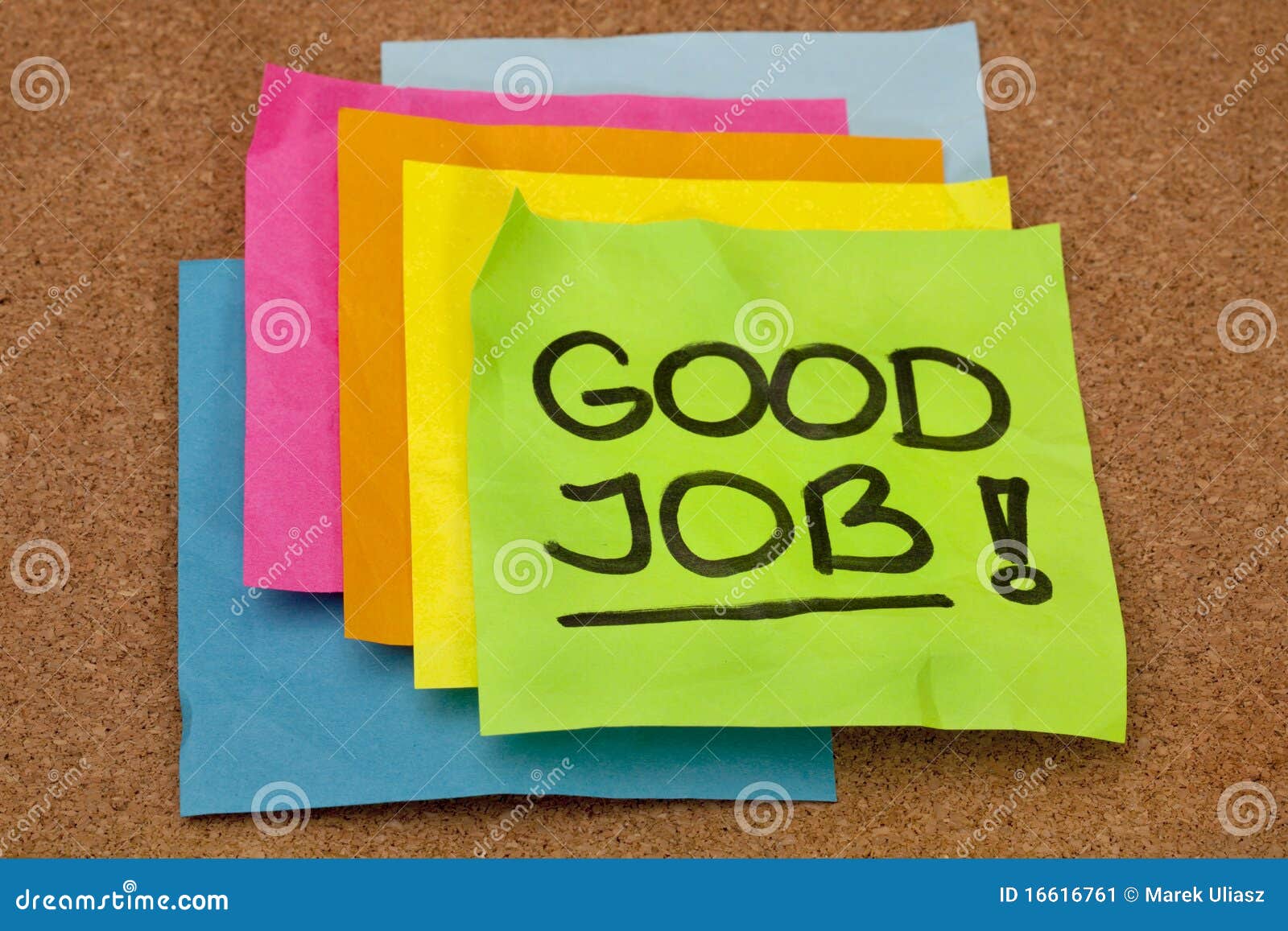 Le Bon Travail - Compliment Image stock - Image du identification, vert ...