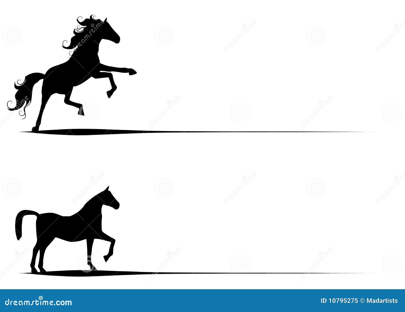 Le Cheval Silhouette Le Clipart (images Graphiques) Illustration Stock ...