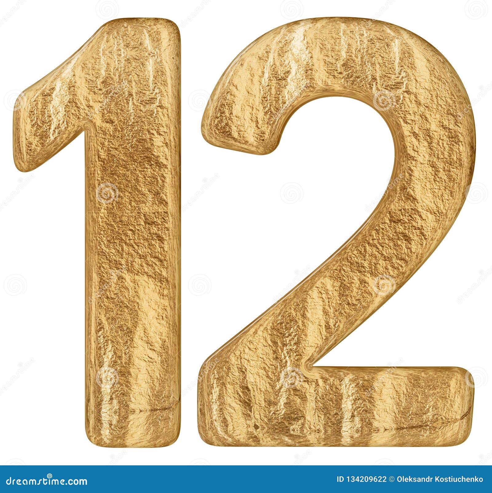 Le Chiffre 12, Douze, D'isolement Sur Le Fond Blanc, 3d Rendent ... Le Chiffre 12, Douze, D'isolement Sur Le Fond Blanc, 3d Rendent ...
