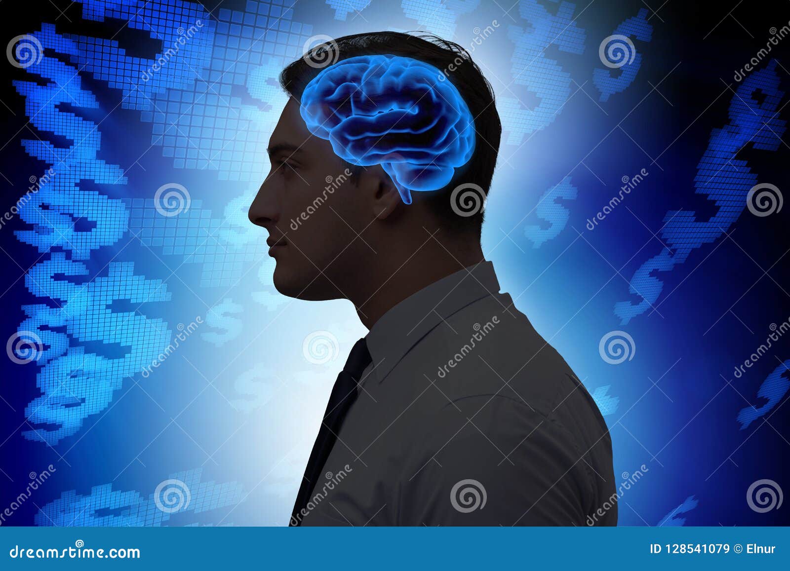 Le Concept D'intelligence Artificielle Avec L'homme Image stock - Image ...