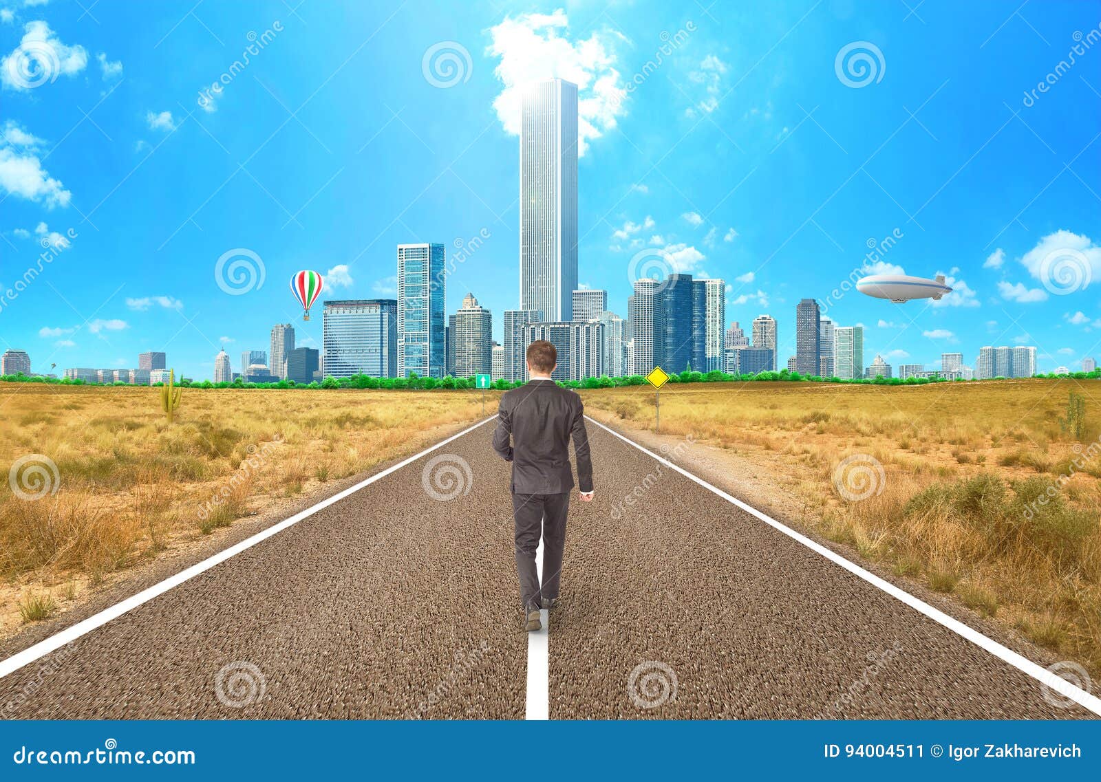 Le Concept Du Mouvement Vers Le but Illustration Stock - Illustration ...