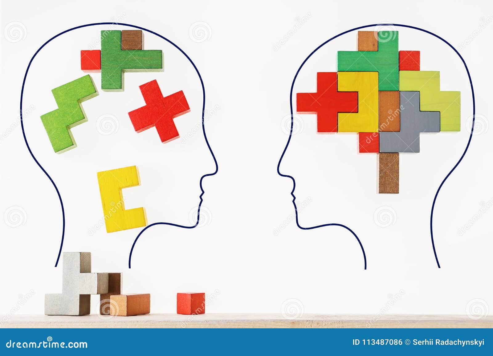 Le Concept Du Thinkin Rationnel Et Irrationnel Photo stock - Image du ...