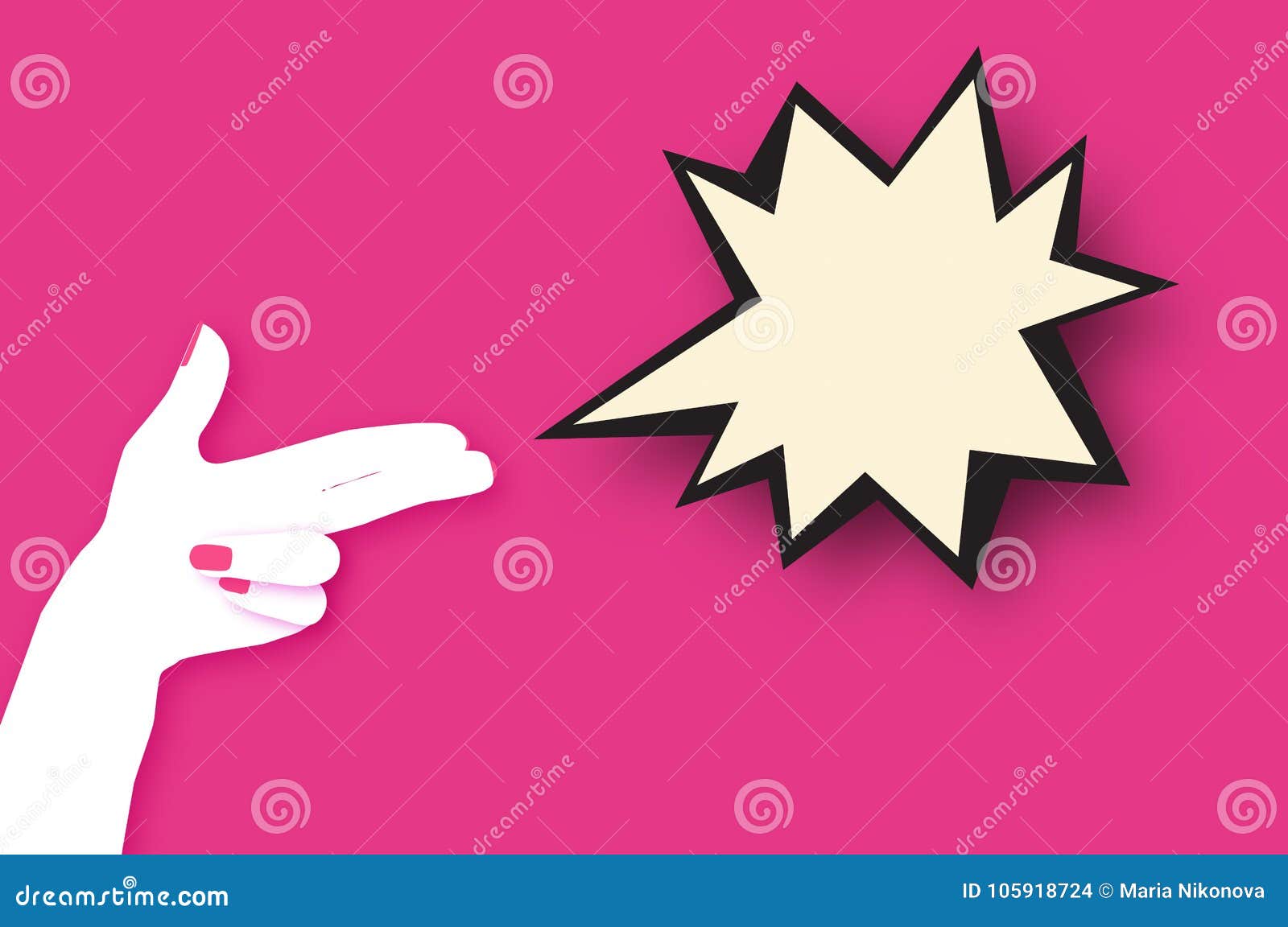 Le Dita Femminili Della Tenuta Due Di Origami Come Un Revolver in Carta ... Le Dita Femminili Della Tenuta Due Di Origami Come Un Revolver in Carta ...