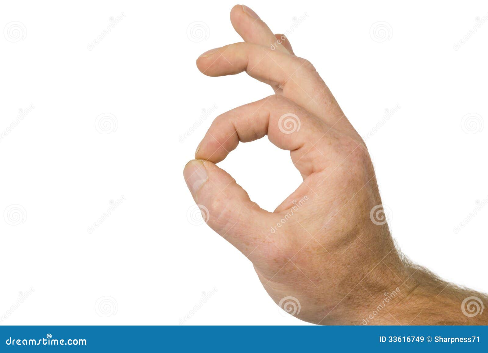 Le doigt signe bon image stock. Image du plaque, fuselage - 33616749