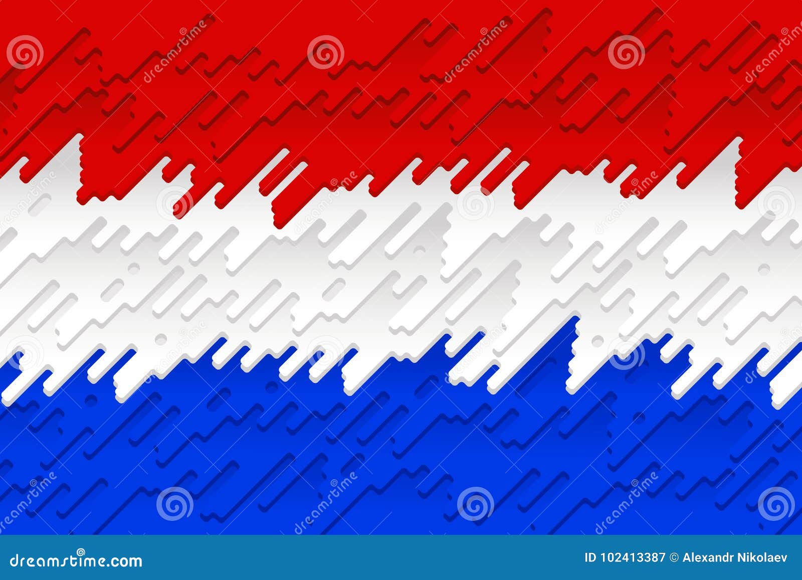 Le Drapeau National Des Pays-Bas Illustration de Vecteur - Illustration ...
