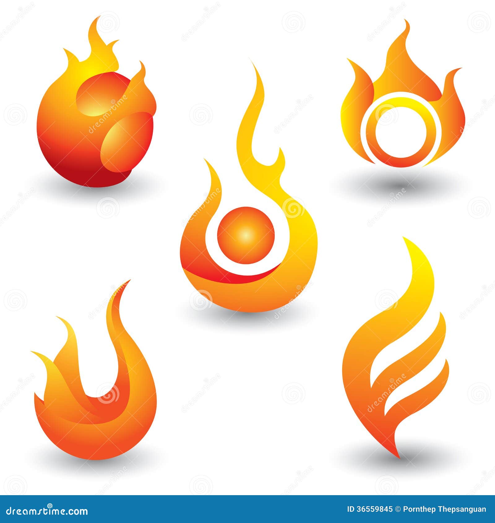 Le Feu Flambe L'icône De Symbole Illustration de Vecteur - Illustration ...