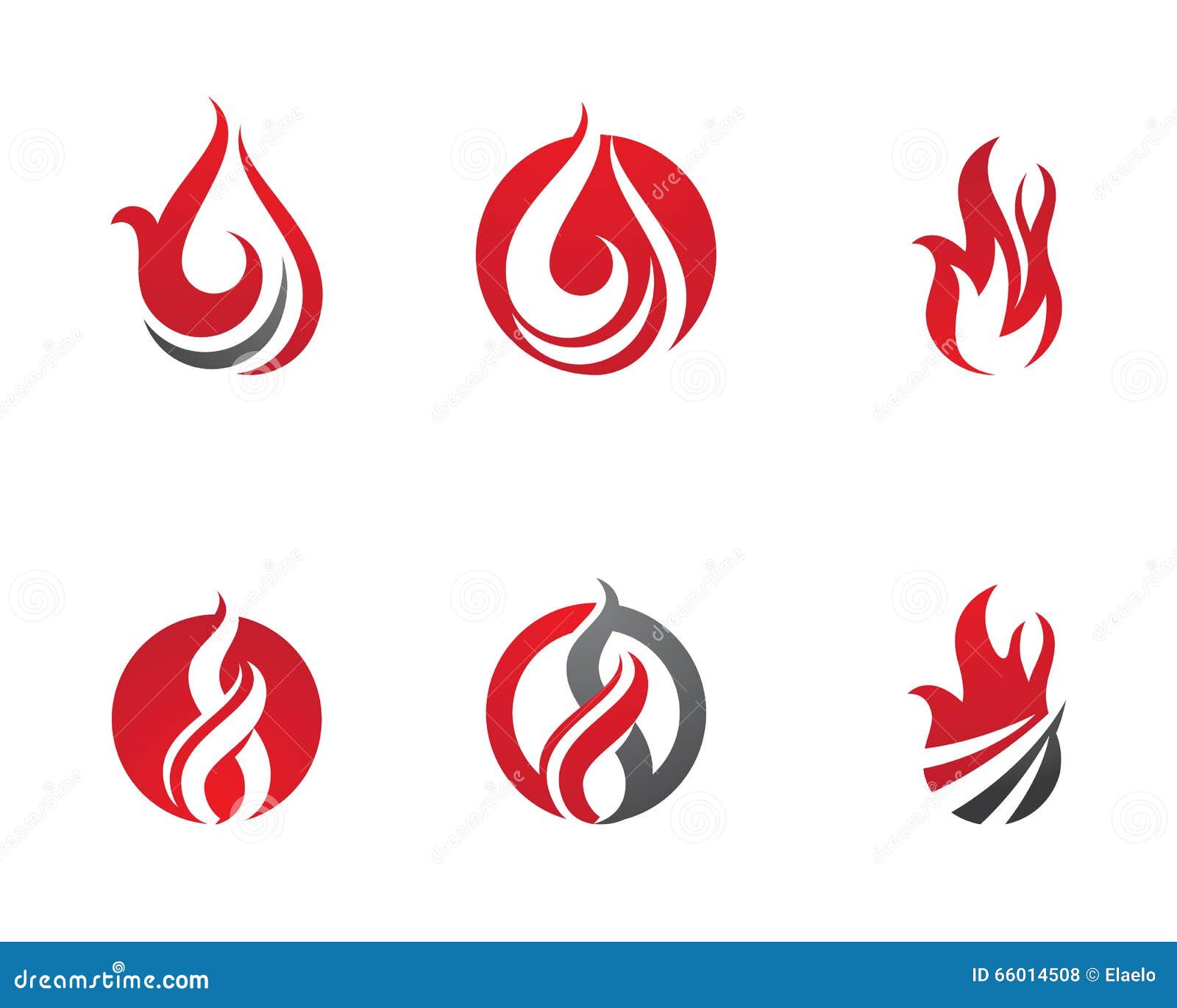 Le Feu Flambe Le Calibre De Logo Illustration de Vecteur - Illustration ...
