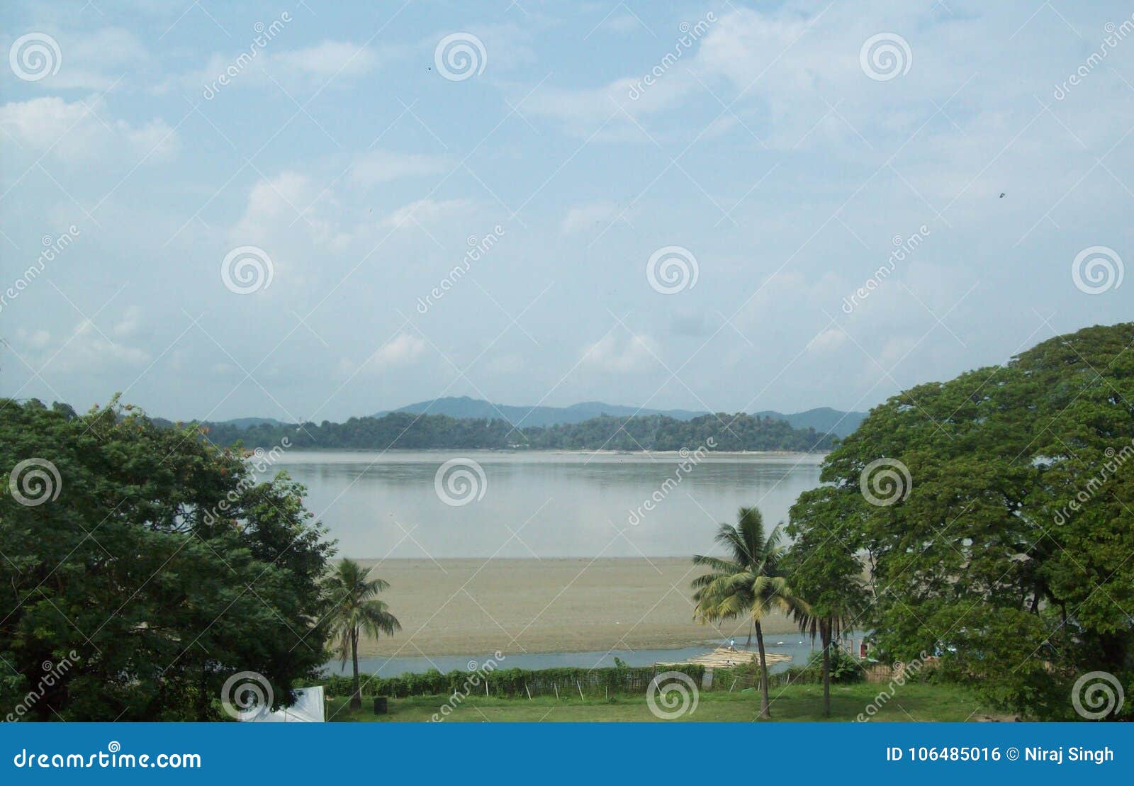 Le Fleuve Brahmapoutre, Guwahati, Inde Photo stock - Image du fleuve ...