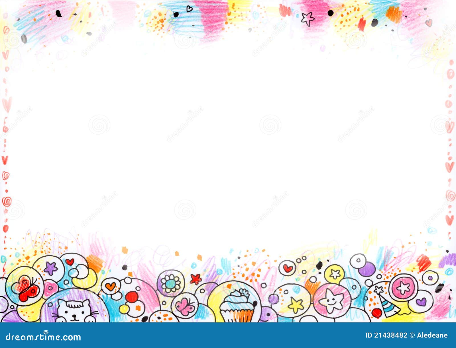 Le Fond Des Enfants Mignons Illustration Stock - Illustration du ...