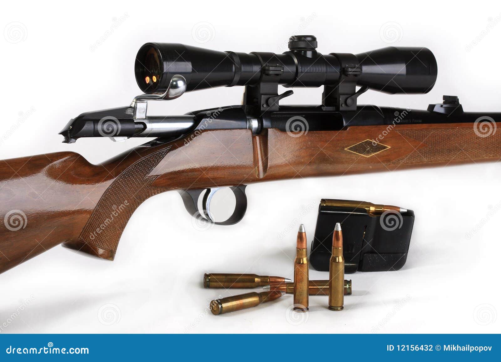 Le Fusil De Chasse, Calibre 308win (2) Photo stock - Image du optique ...