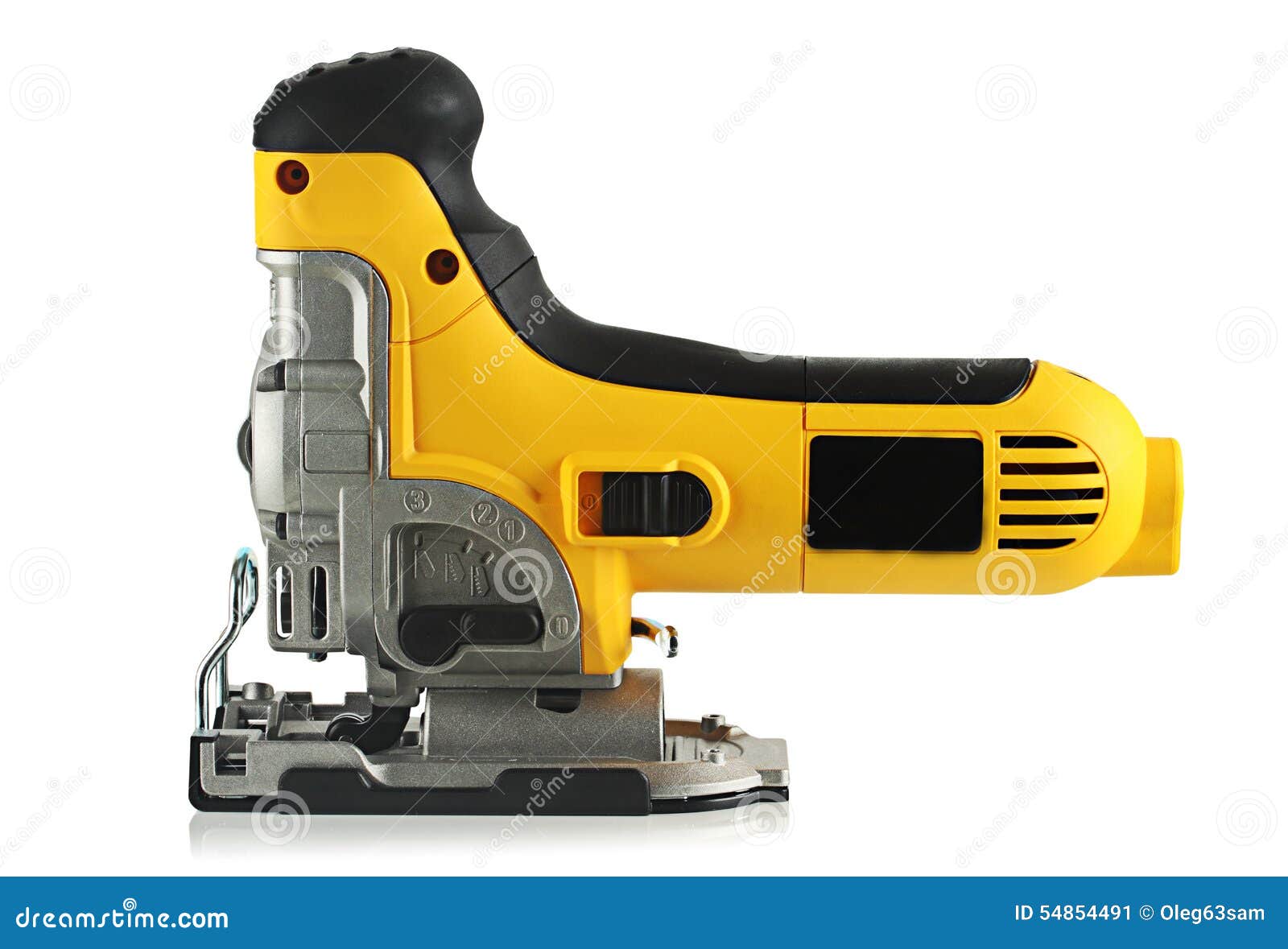 Le gabarit a vu image stock. Image du matériel, scie - 54854491