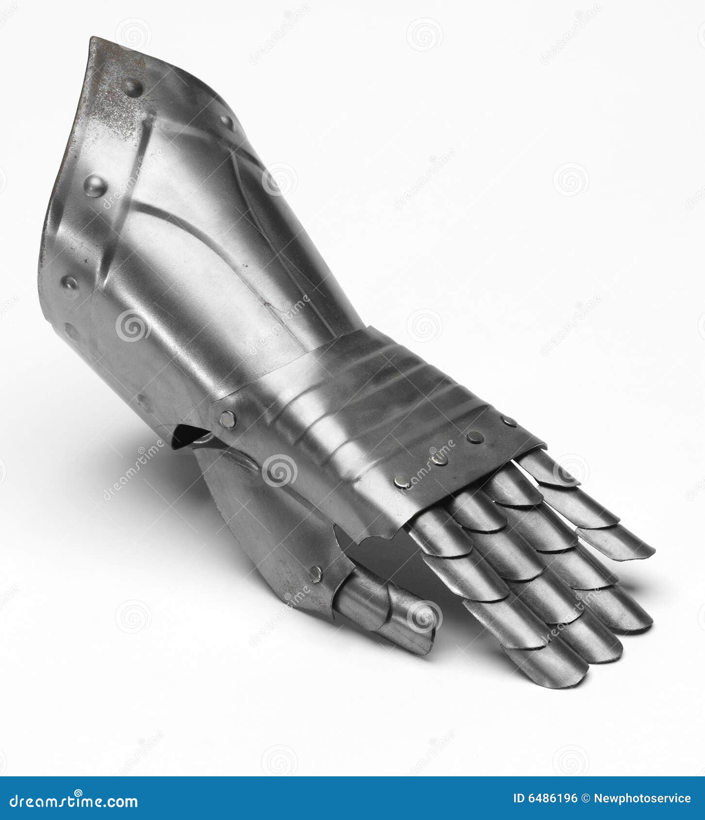 Le gant du chevalier photo stock. Image du armure, protection - 6486196