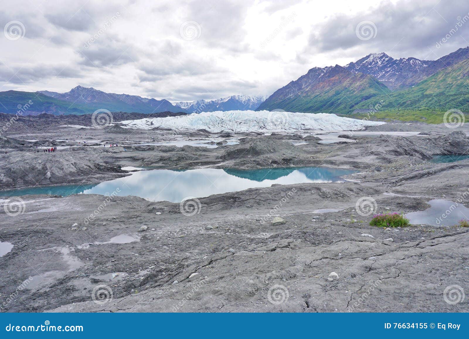 Le Glacier De Matanuska En Alaska Image stock - Image du glenn ...