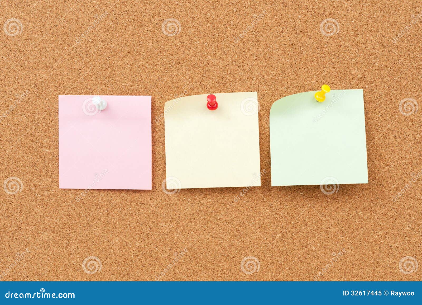 Le Groupe D'impression De Punaise Et De Note Image stock - Image du ...