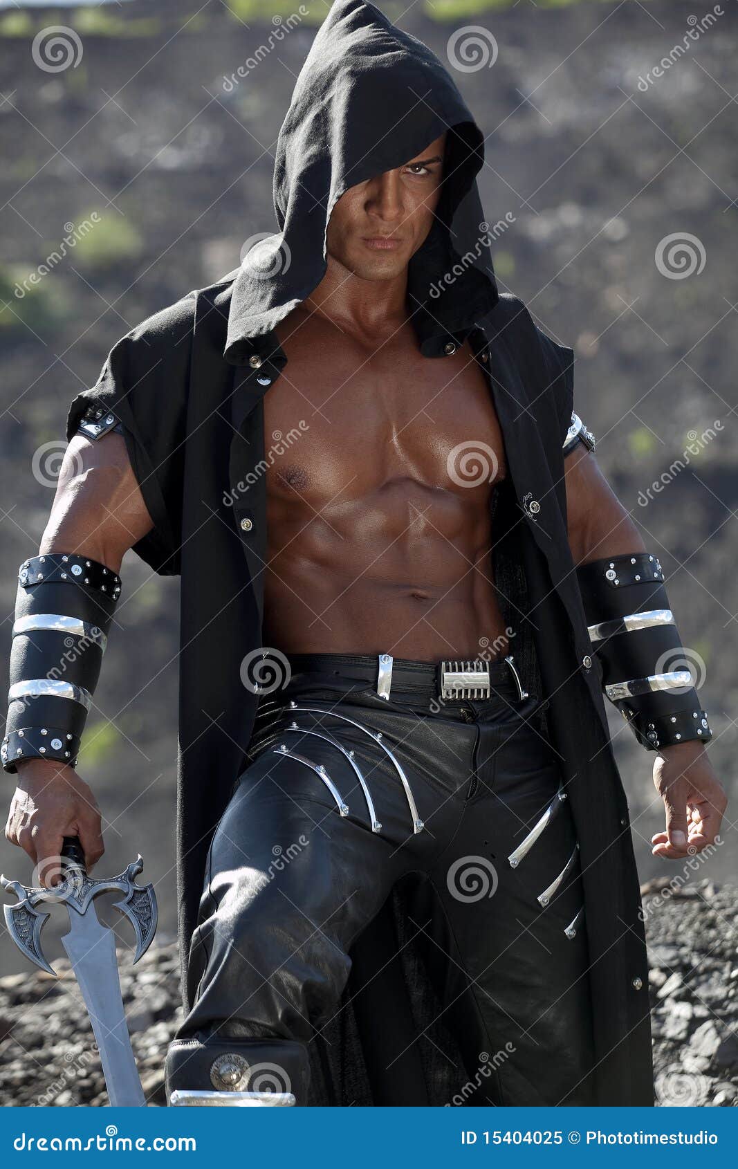 Le guerrier image stock. Image du humain, concours, fuselage - 15404025