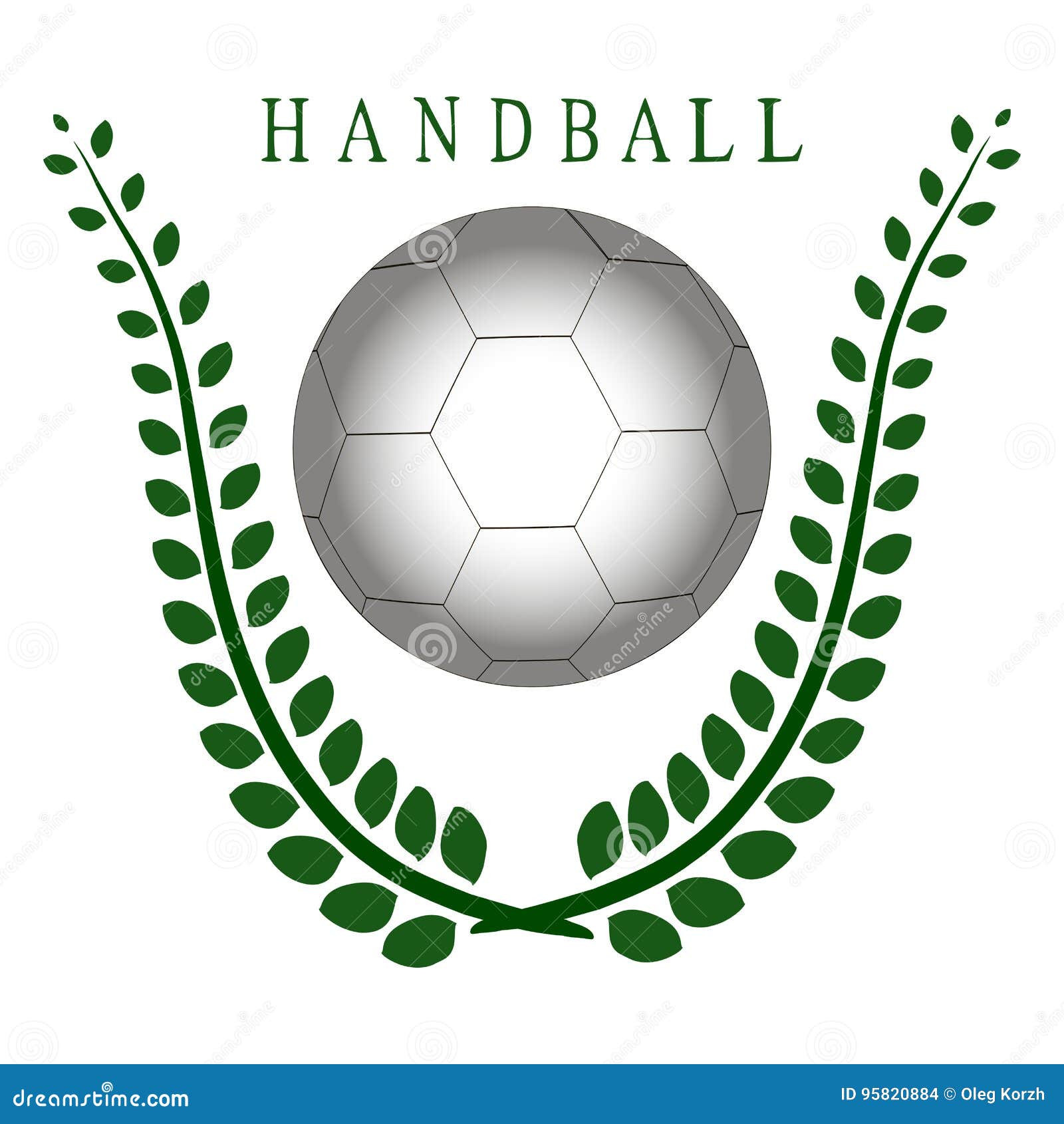 Le handball de thème illustration de vecteur. Illustration du ...