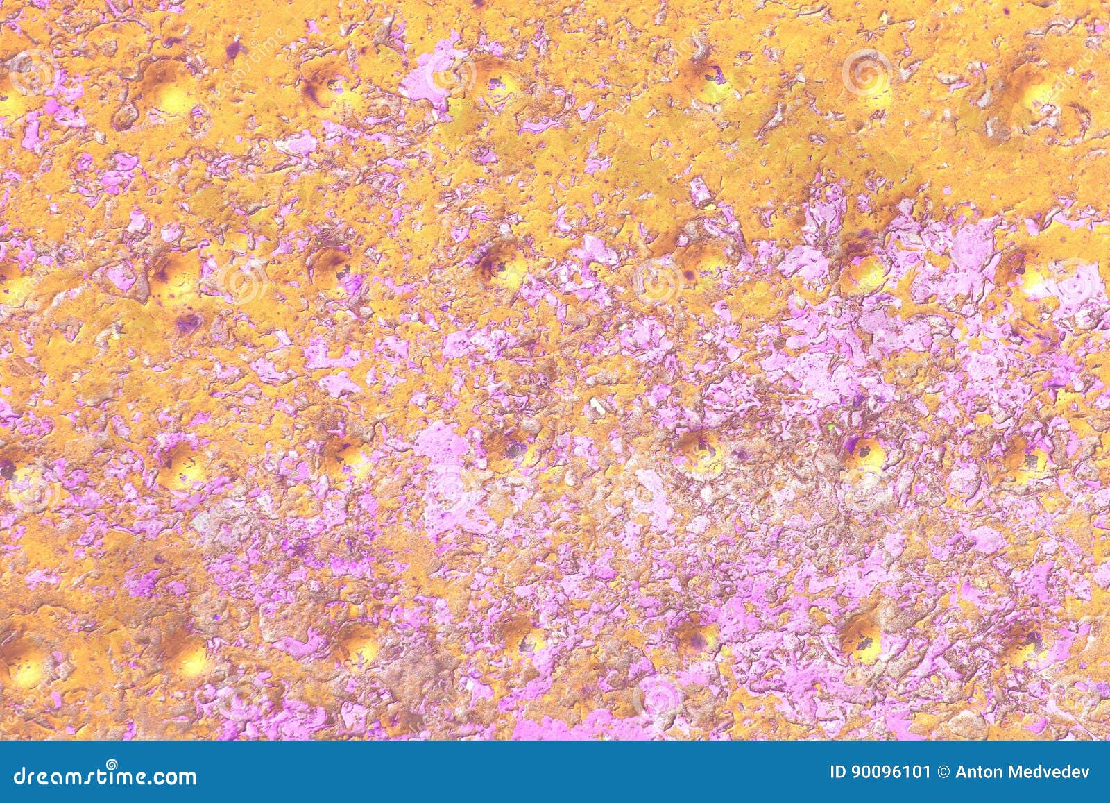 Le Jaune a Vieilli La Texture En Acier Peinte Image stock - Image du ...