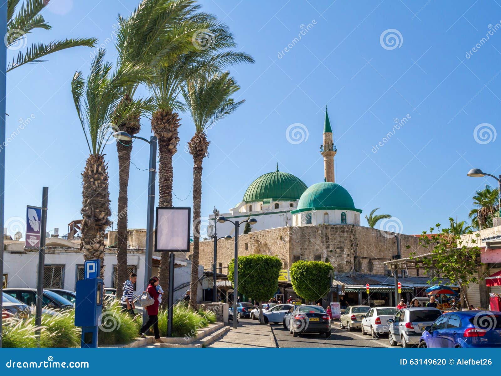 Le Jezzar Pasha Mosque Dans Akko, Israël Image éditorial - Image du ...