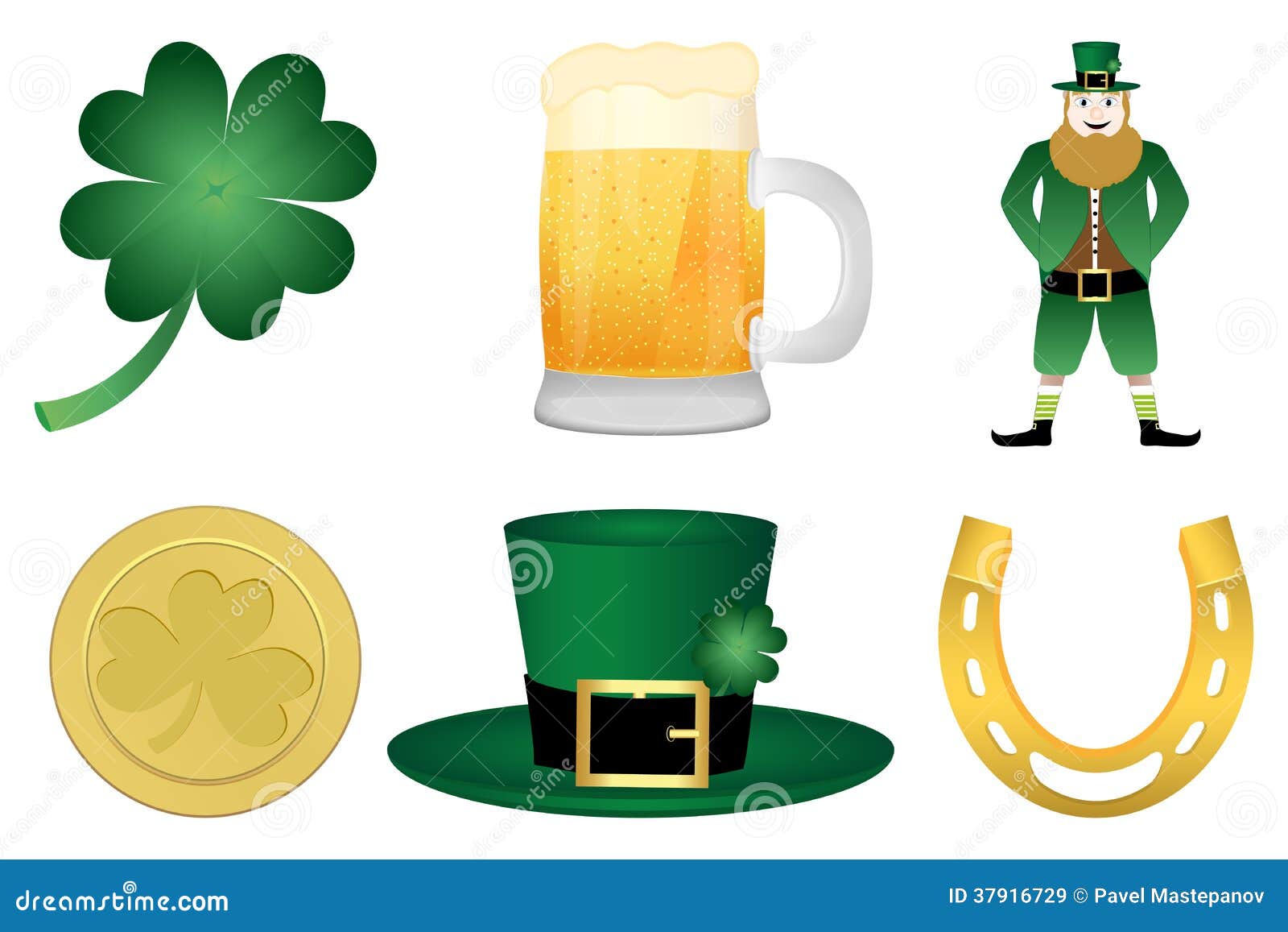 Le Jour De St Patrick De Symbole Illustration de Vecteur - Illustration ...