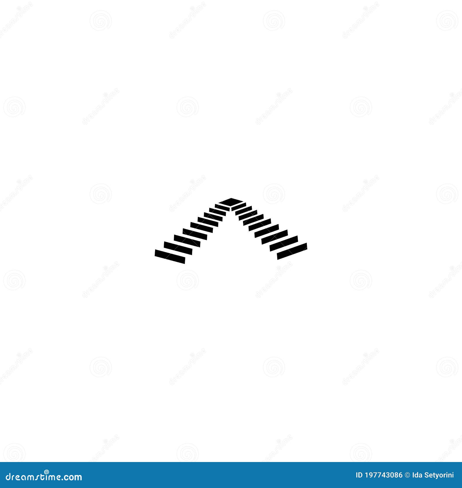 Le logo d'escaliers illustration de vecteur. Illustration du ...