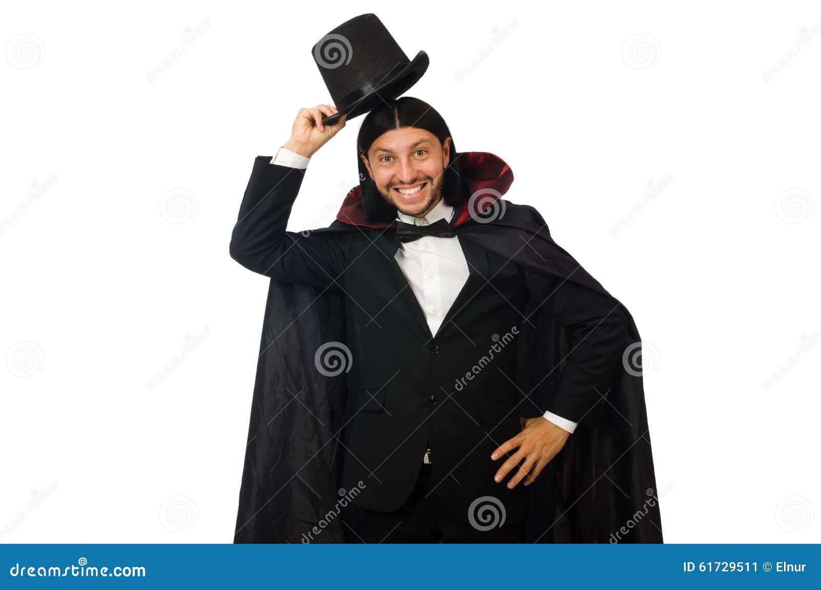 Le Magicien D'homme D'isolement Sur Le Blanc Image stock - Image du ...