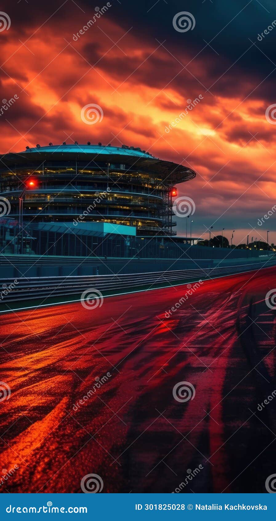 Le Mans car racing track stock illustration. Illustration of fast ...