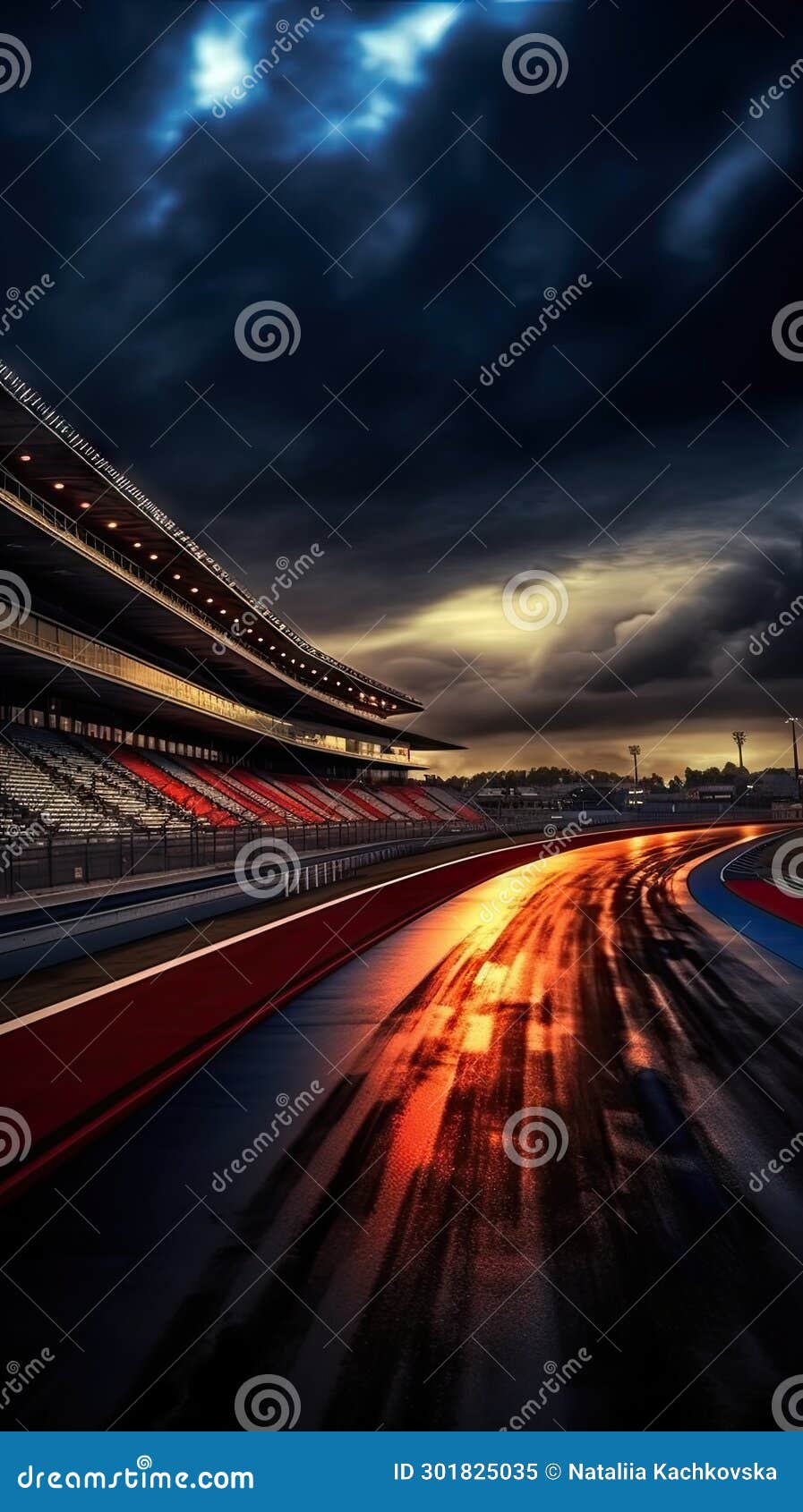 Le Mans car racing track stock illustration. Illustration of finish ...