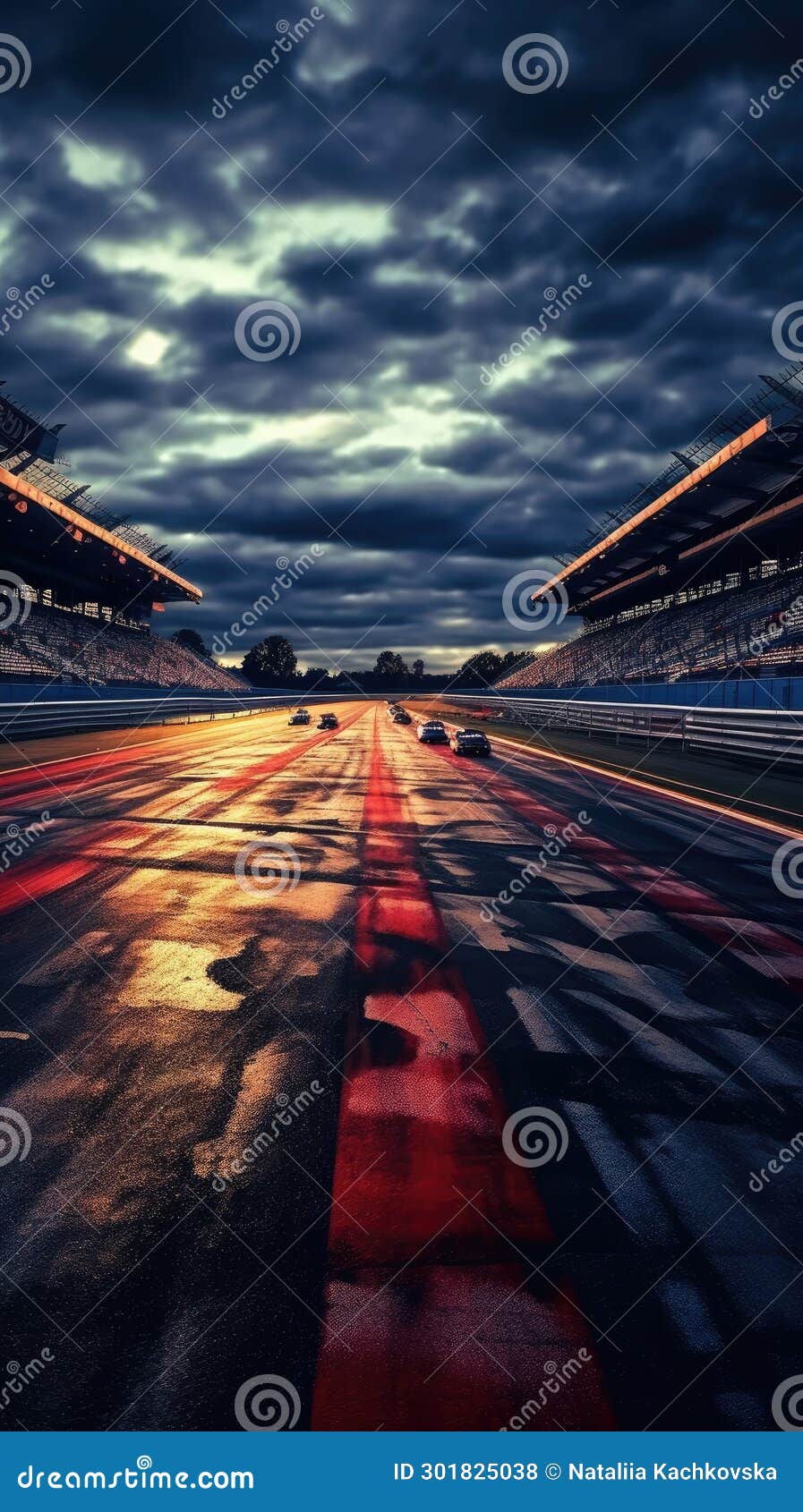 Le Mans car racing track stock illustration. Illustration of motorsport ...