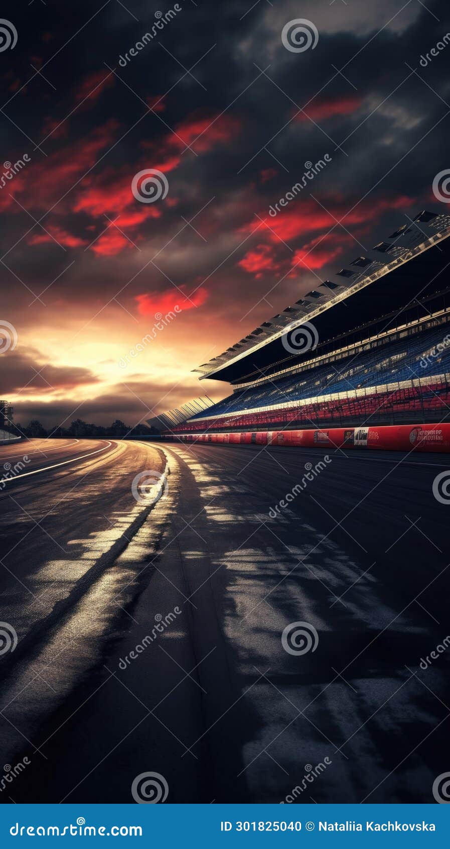 Le Mans car racing track stock illustration. Illustration of background ...
