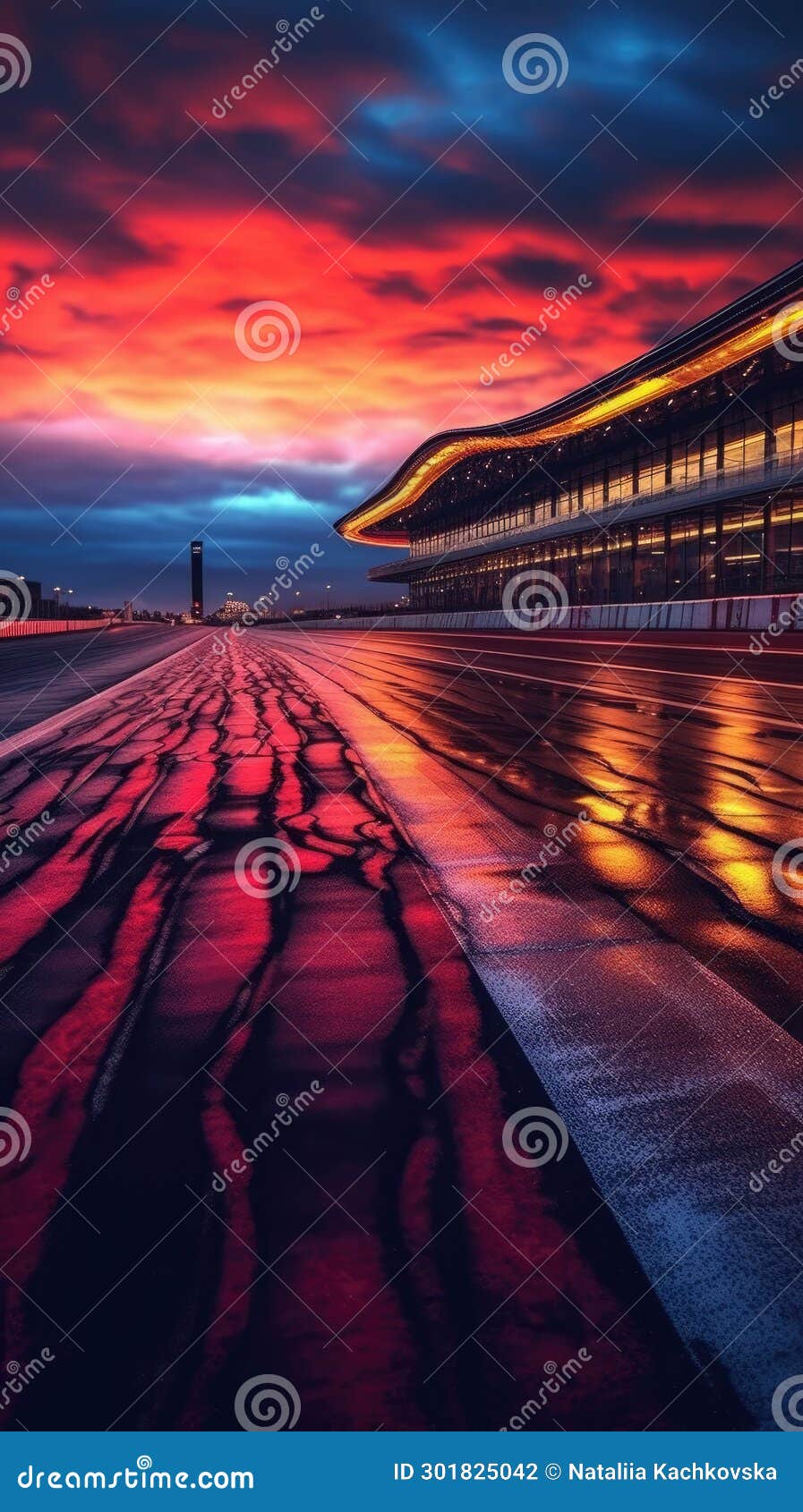 Le Mans car racing track stock illustration. Illustration of flare ...