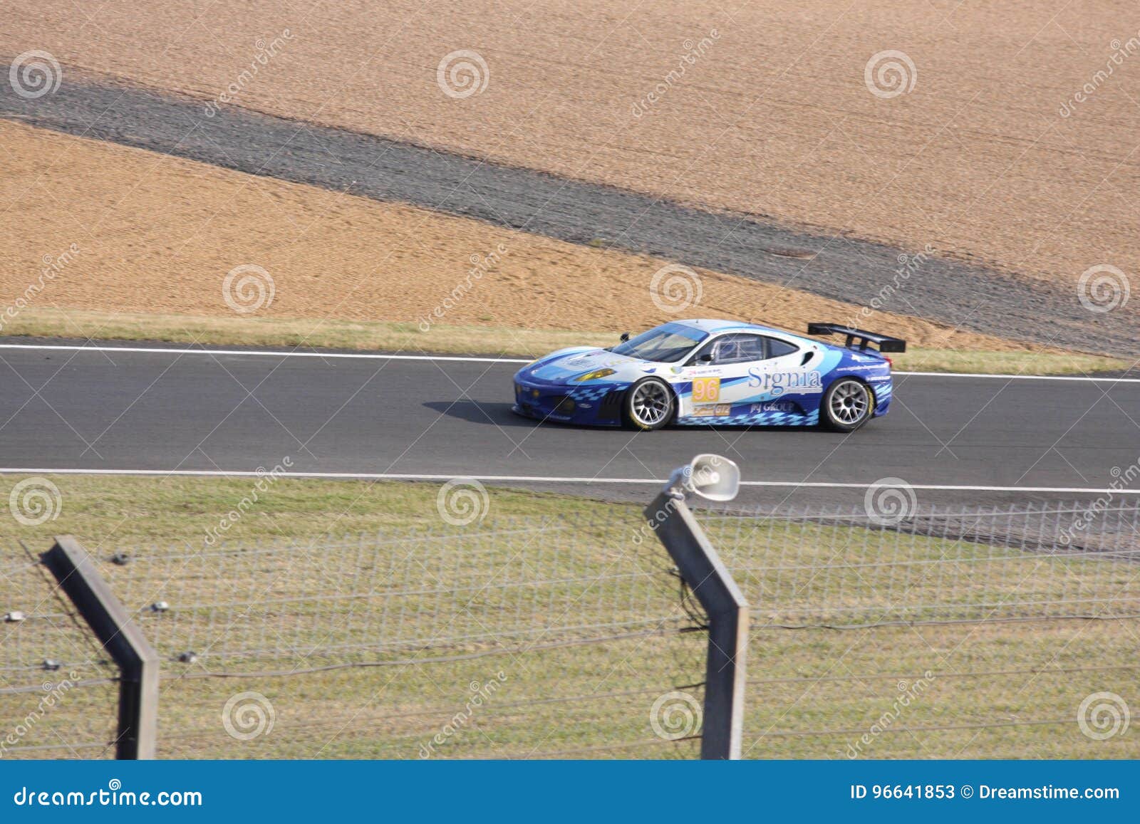 Le Mans Racing Car Circuit editorial stock photo. Image of autocross ...