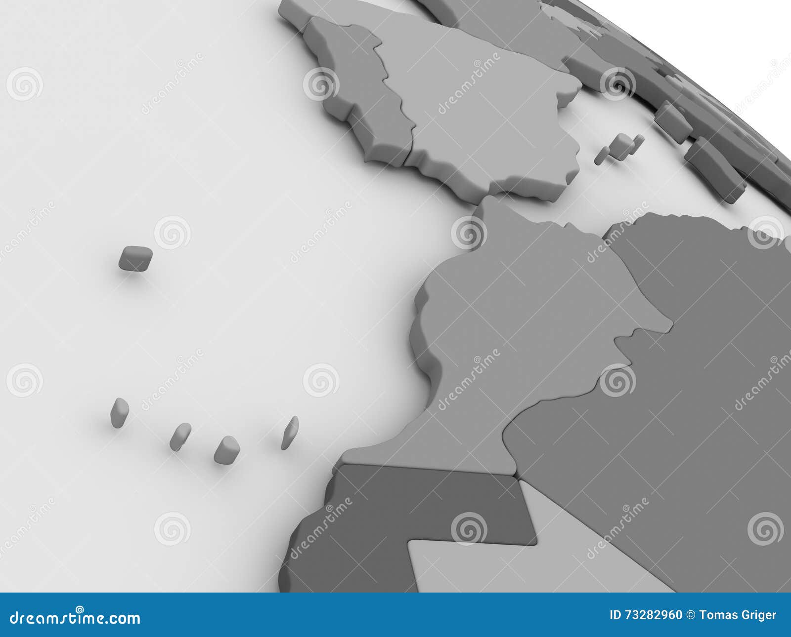 Le Maroc Sur La Carte 3D Grise Illustration Stock - Illustration du ...