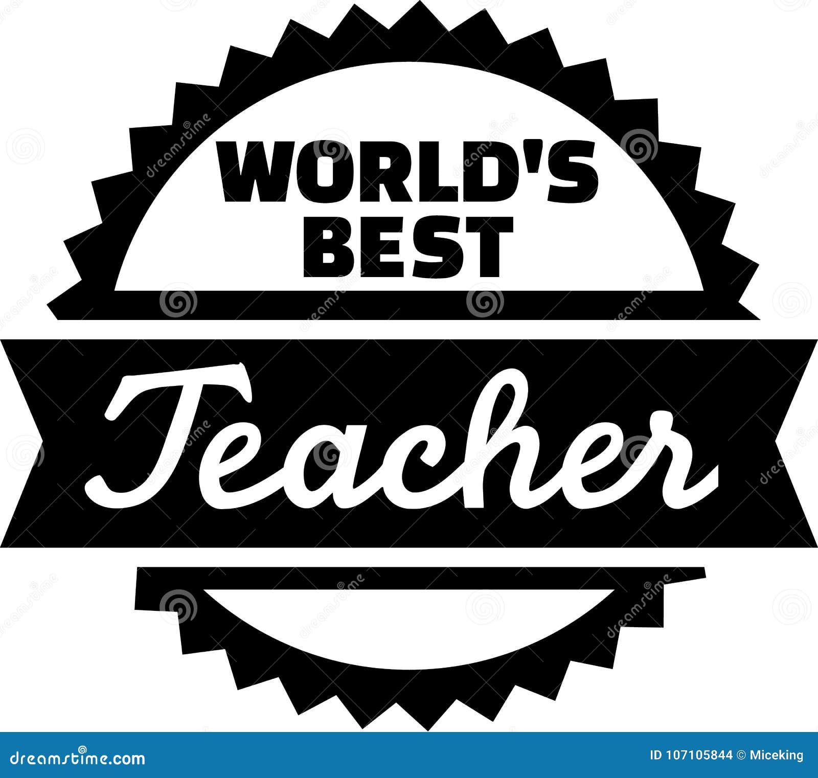 Le Meilleur Professeur Du Monde Illustration de Vecteur - Illustration ...