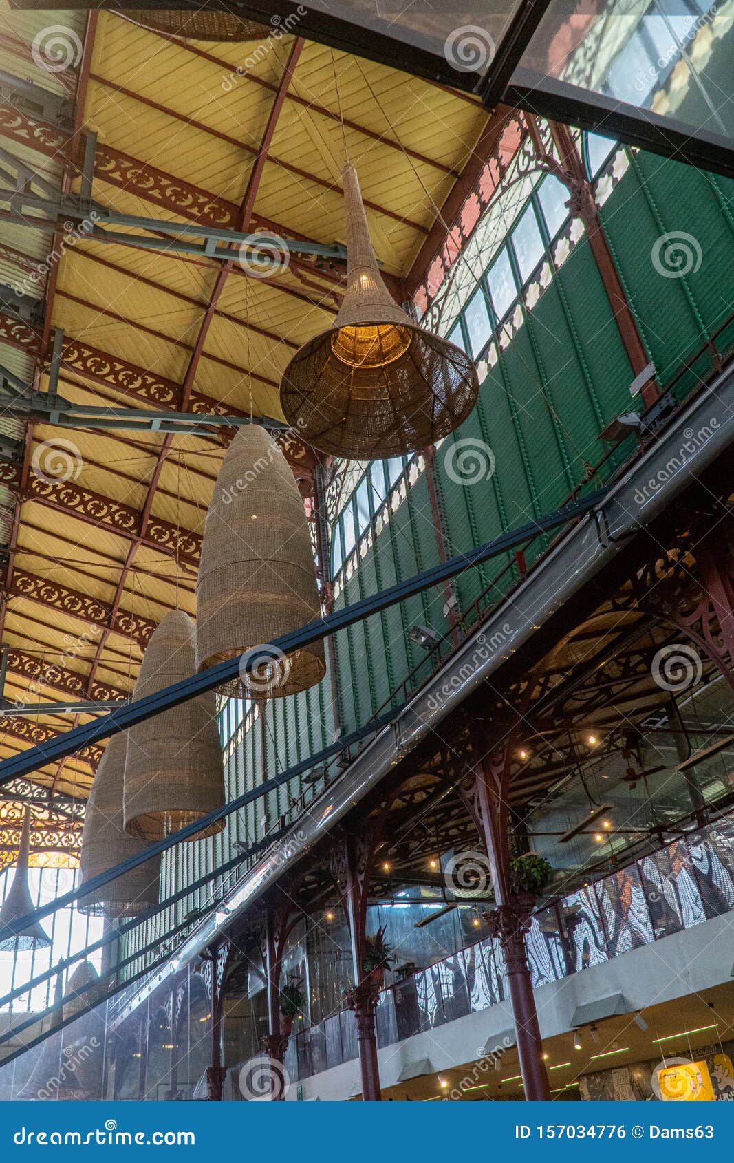 Florence central market stock photo. Image of perspective - 157034776
