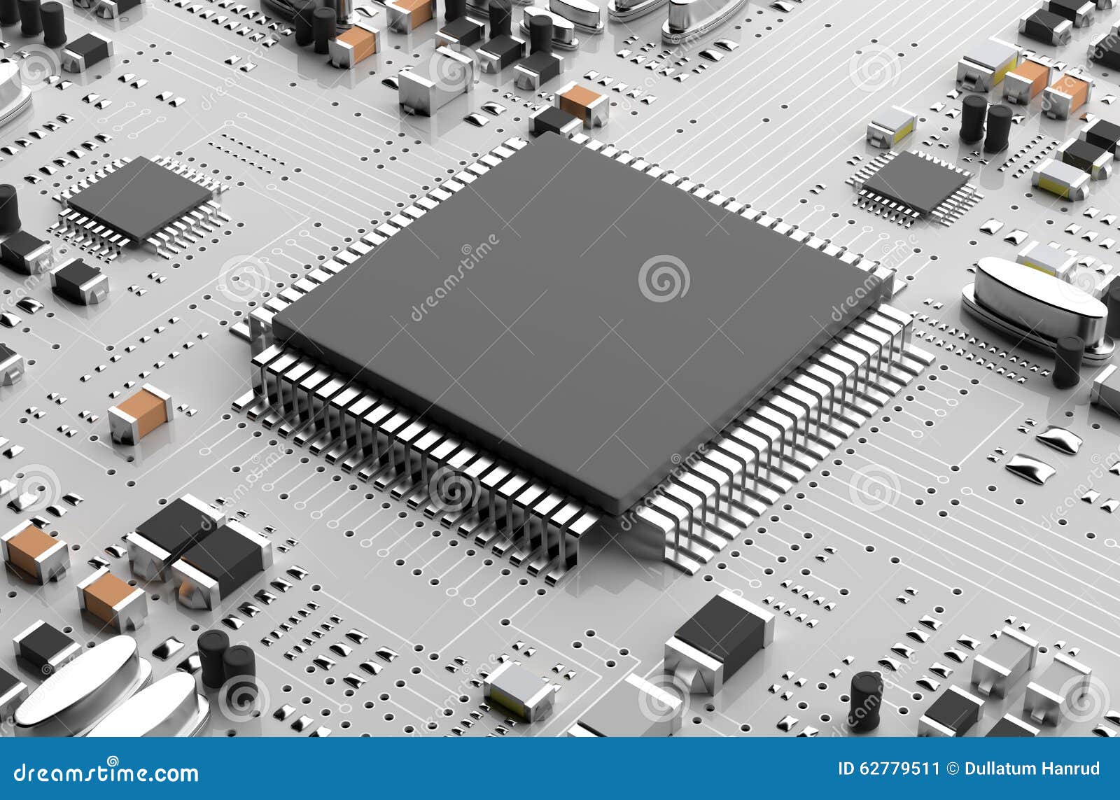 Le Microprocesseur Puissant Image stock - Image du réseau, processeur ...