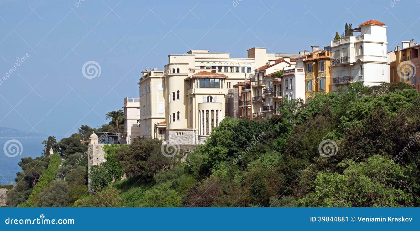 Le Monaco - architecture photo éditorial. Image du vieux - 39844881