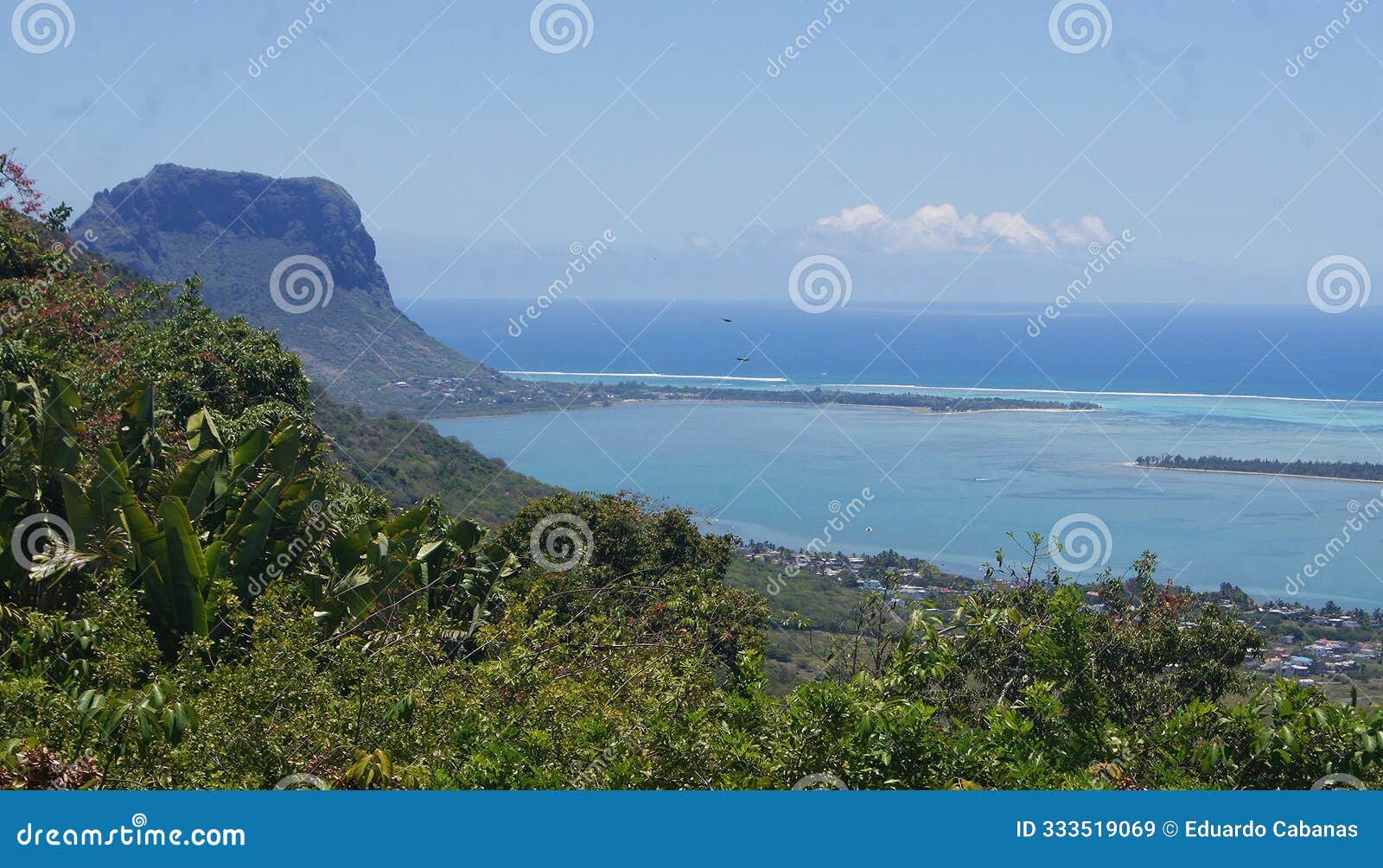Le Morne Peninsula, West Coast, Mauritius Stock Image - Image of ...