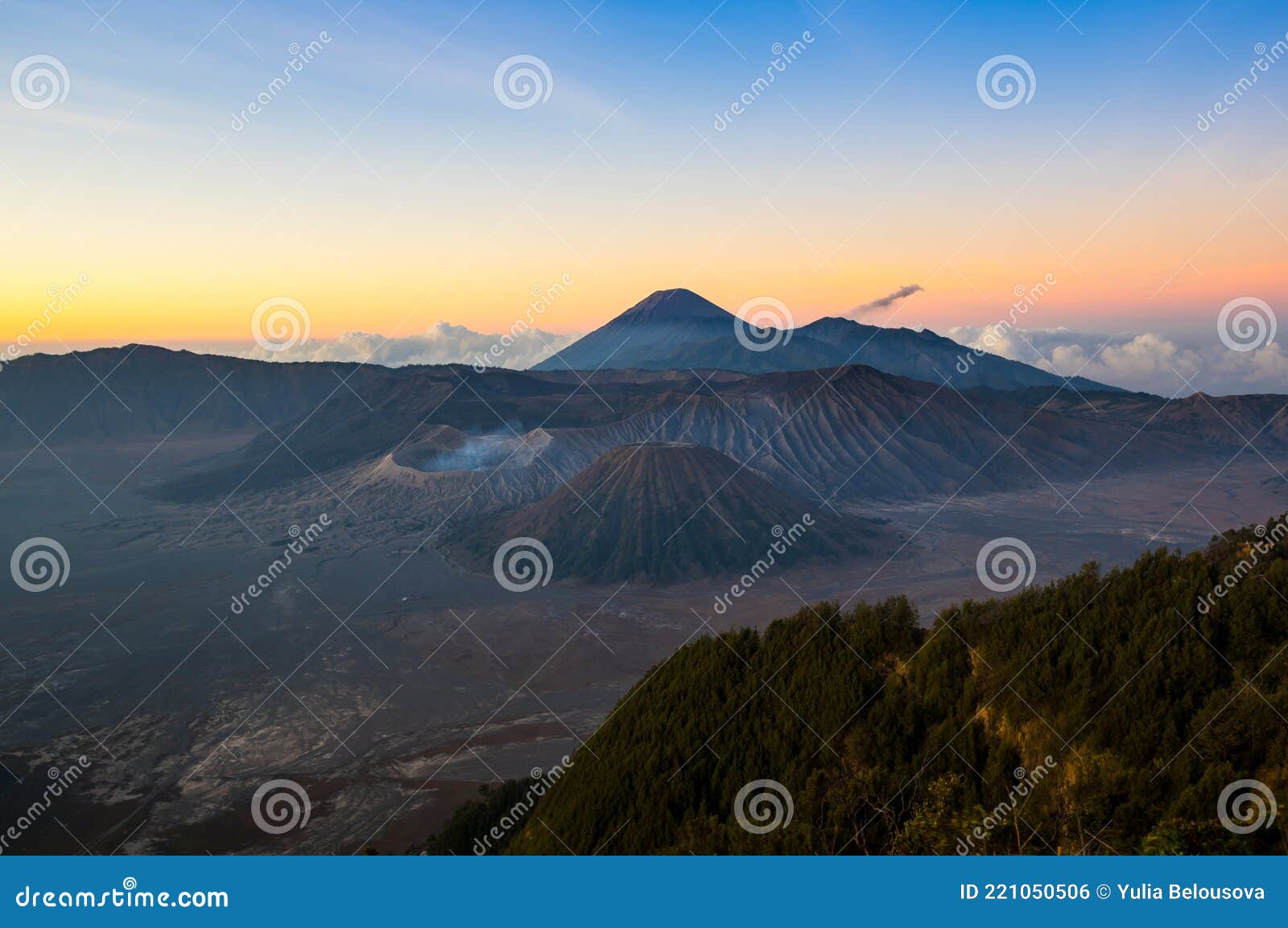 Le Parc National De Bromo Tengger Semeru Photo stock - Image du ...