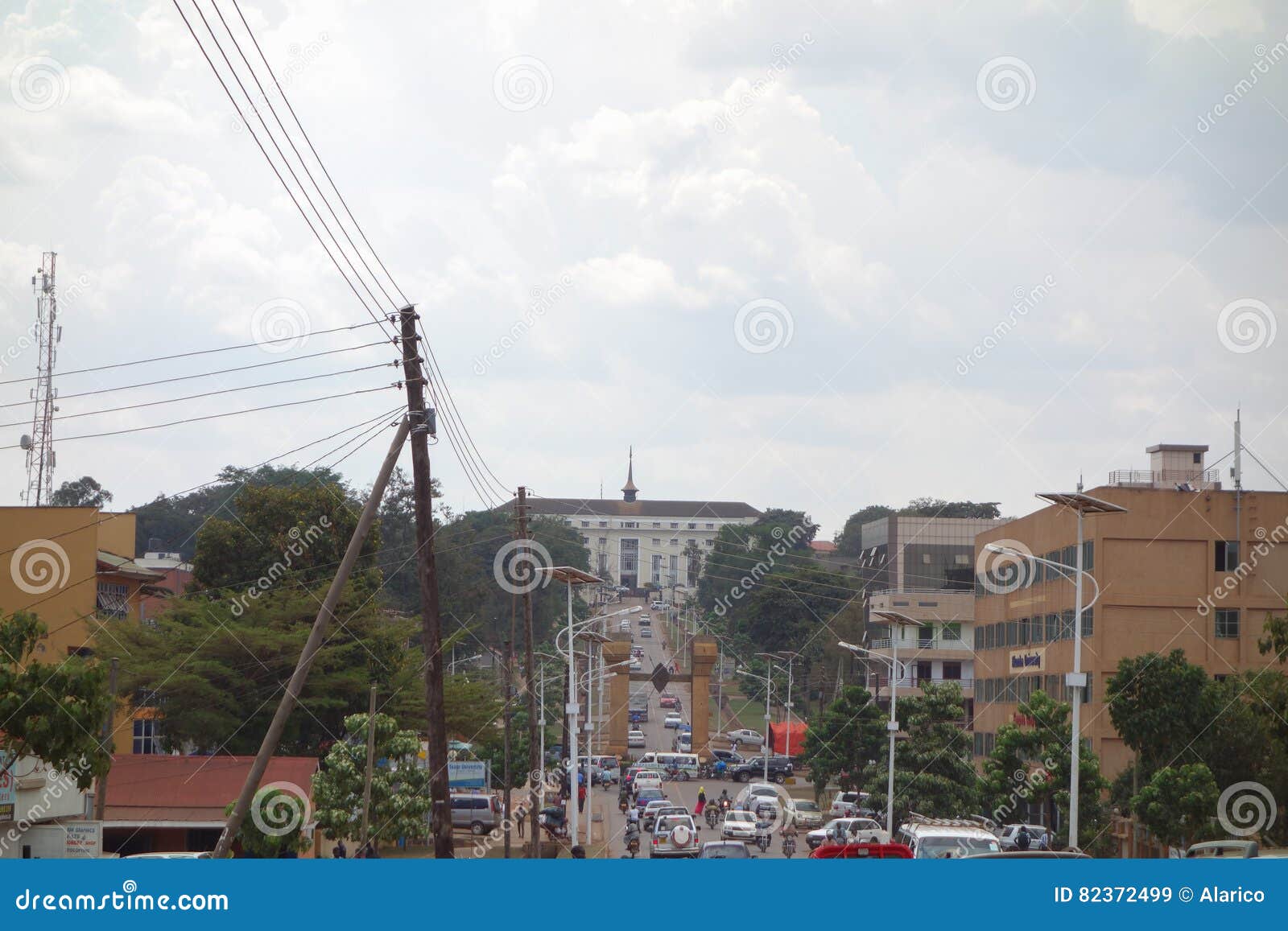 Le Parlement De Bulange Lukiiko Dans Kampala Image stock éditorial ...