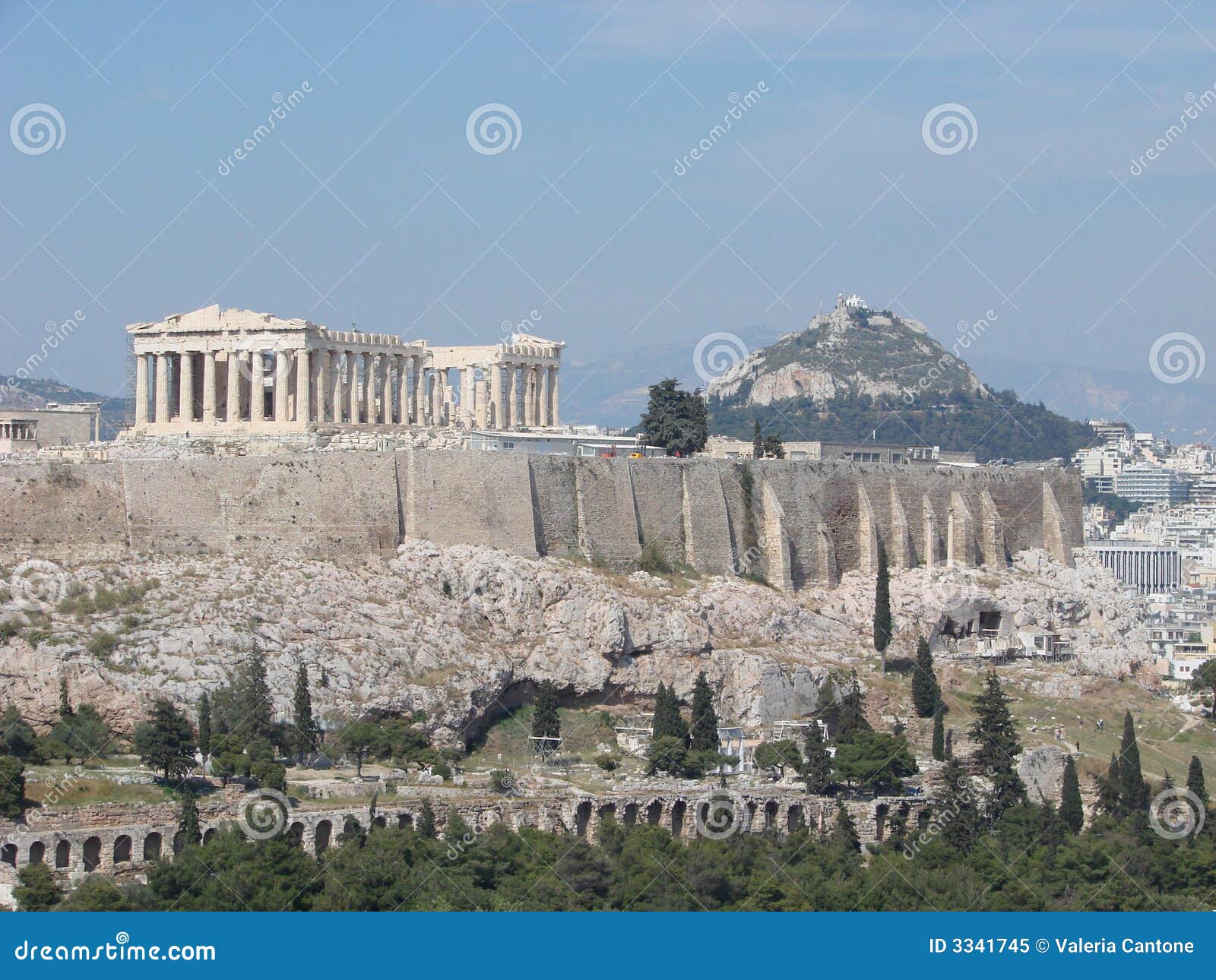 Le Parthenon, Athènes Photo libre de droits - Image: 3341745