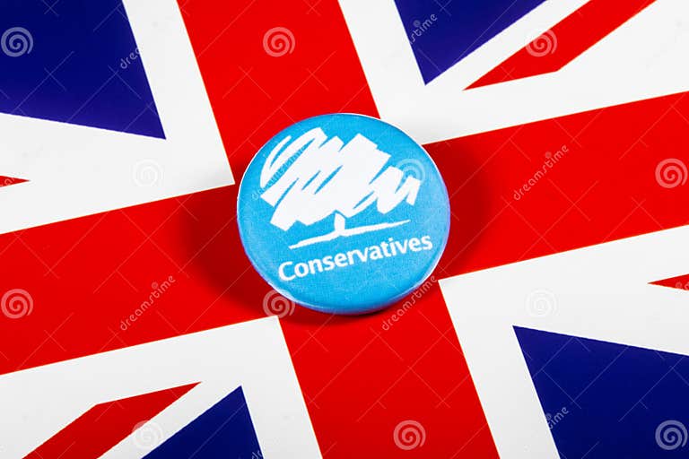 Le Parti conservateur photographie éditorial. Image du royaume - 91693202